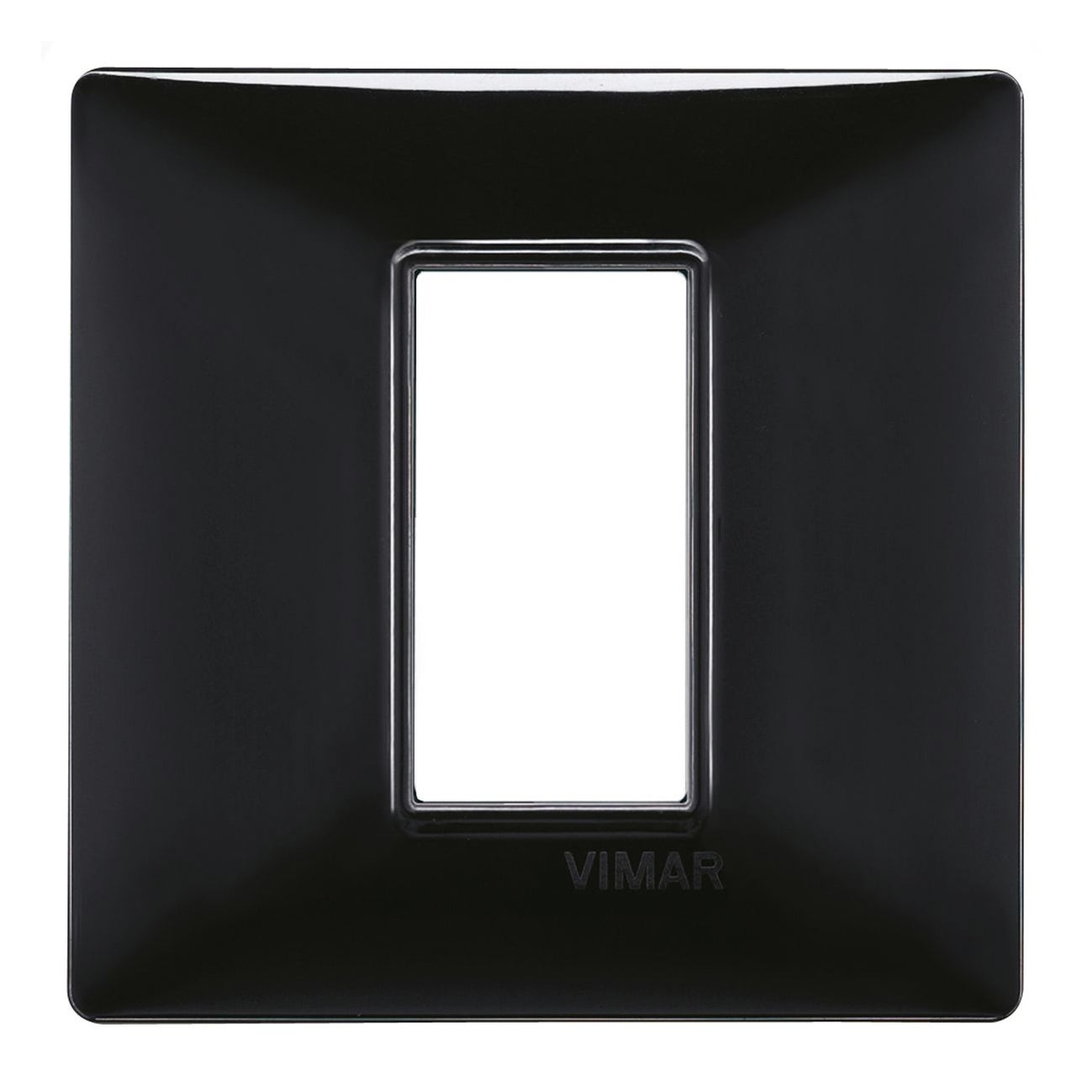 Placca VIMAR Plana 1 modulo nero | Leroy Merlin