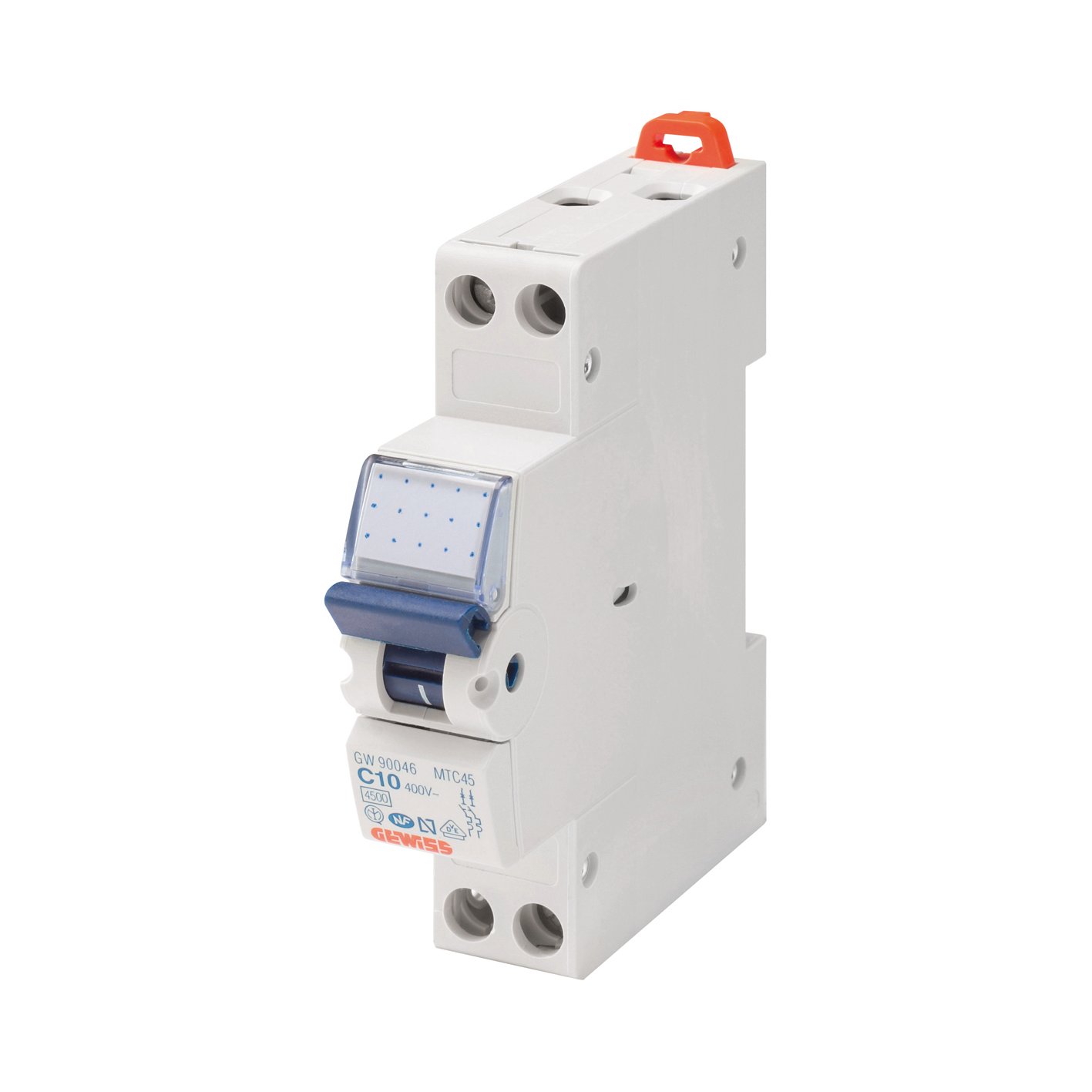 Interruttore magnetotermico GEWISS GW90226 1P +N 10A C 1 modulo 230V | Leroy Merlin