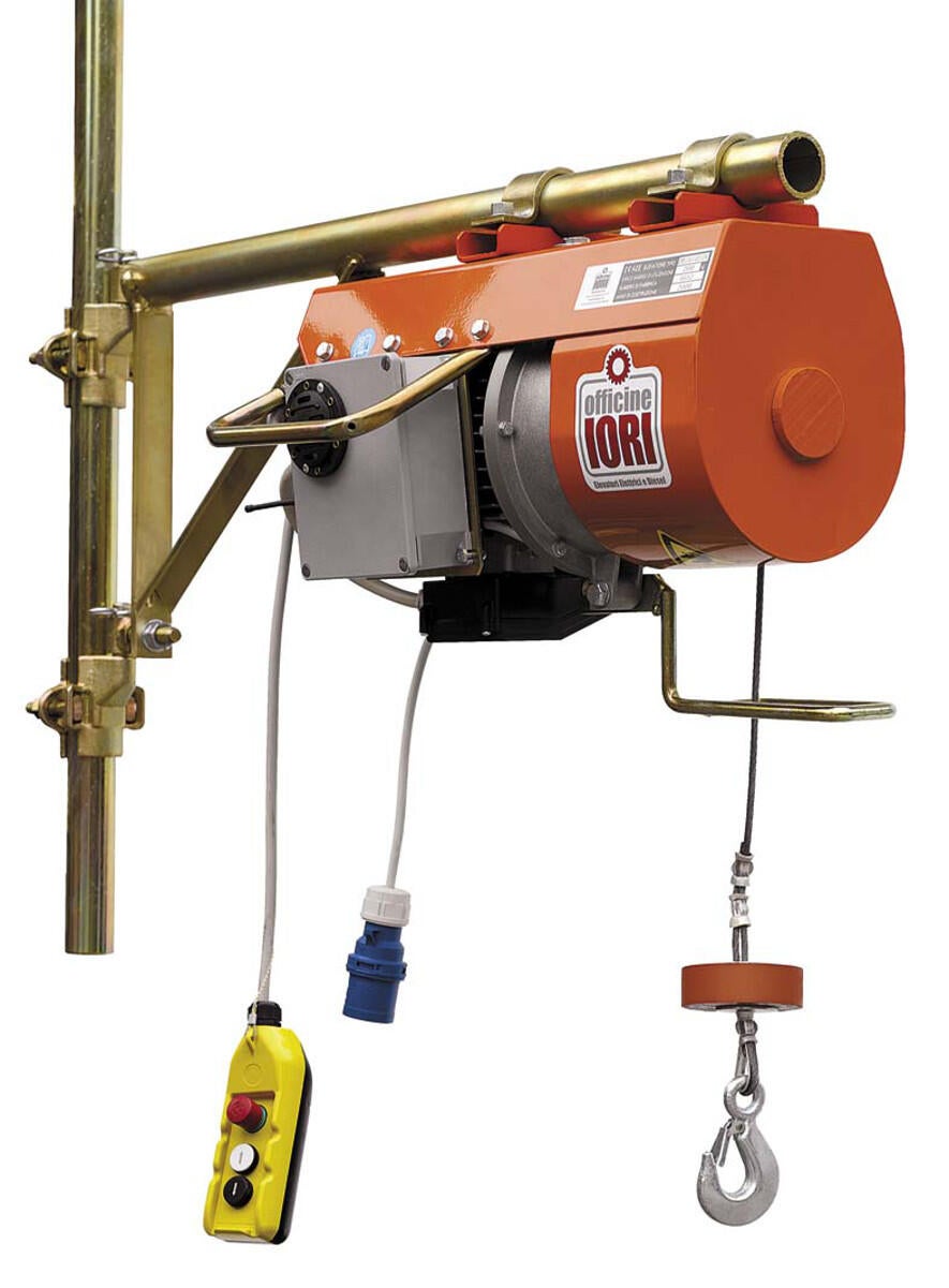 Paranco elettrico Monotiro DM 200 I Velox portata max 200 kg cavo da 40 ...