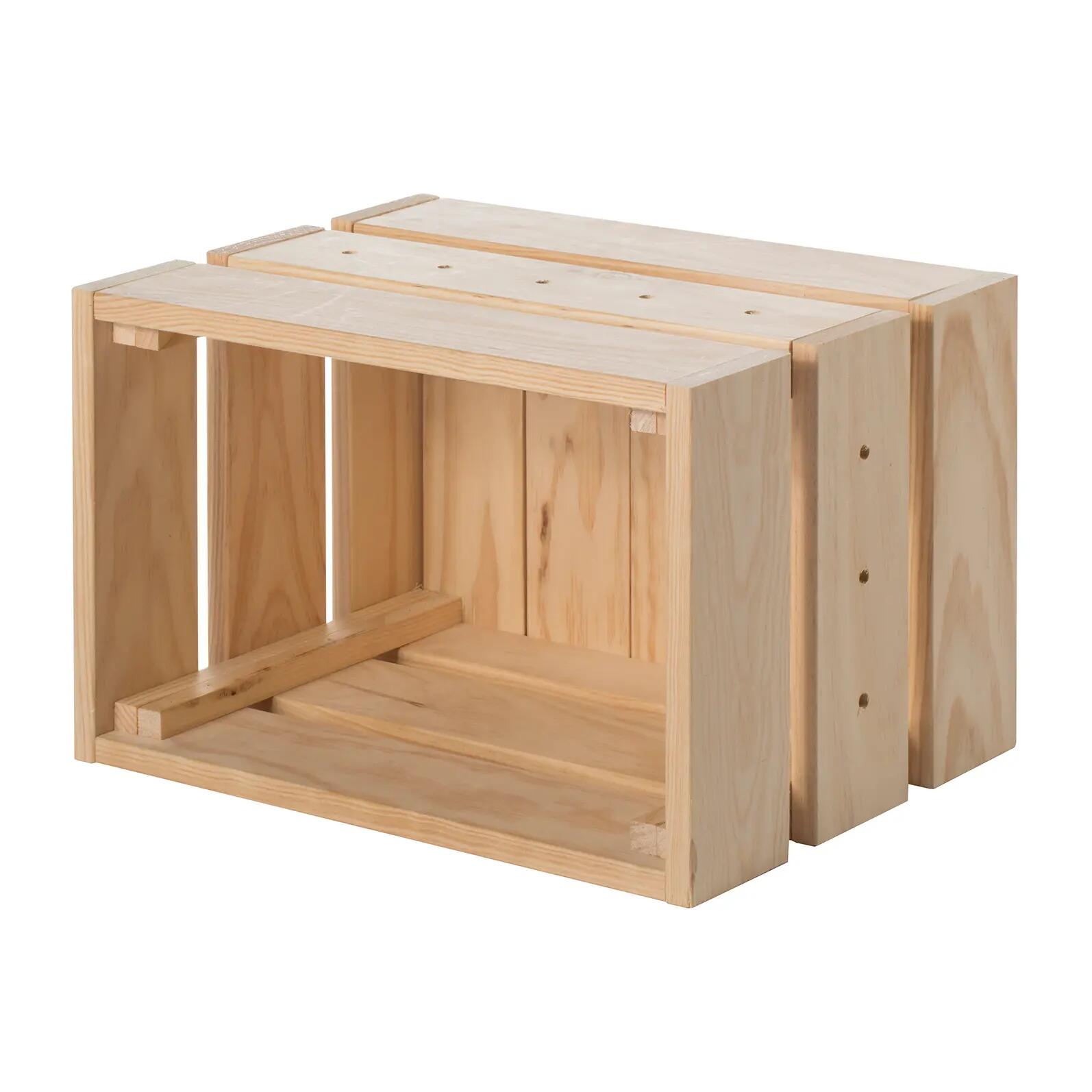 Scatola da montare Home Box L 38.4 x H 25.6 x P 28 cm naturale | Leroy ...