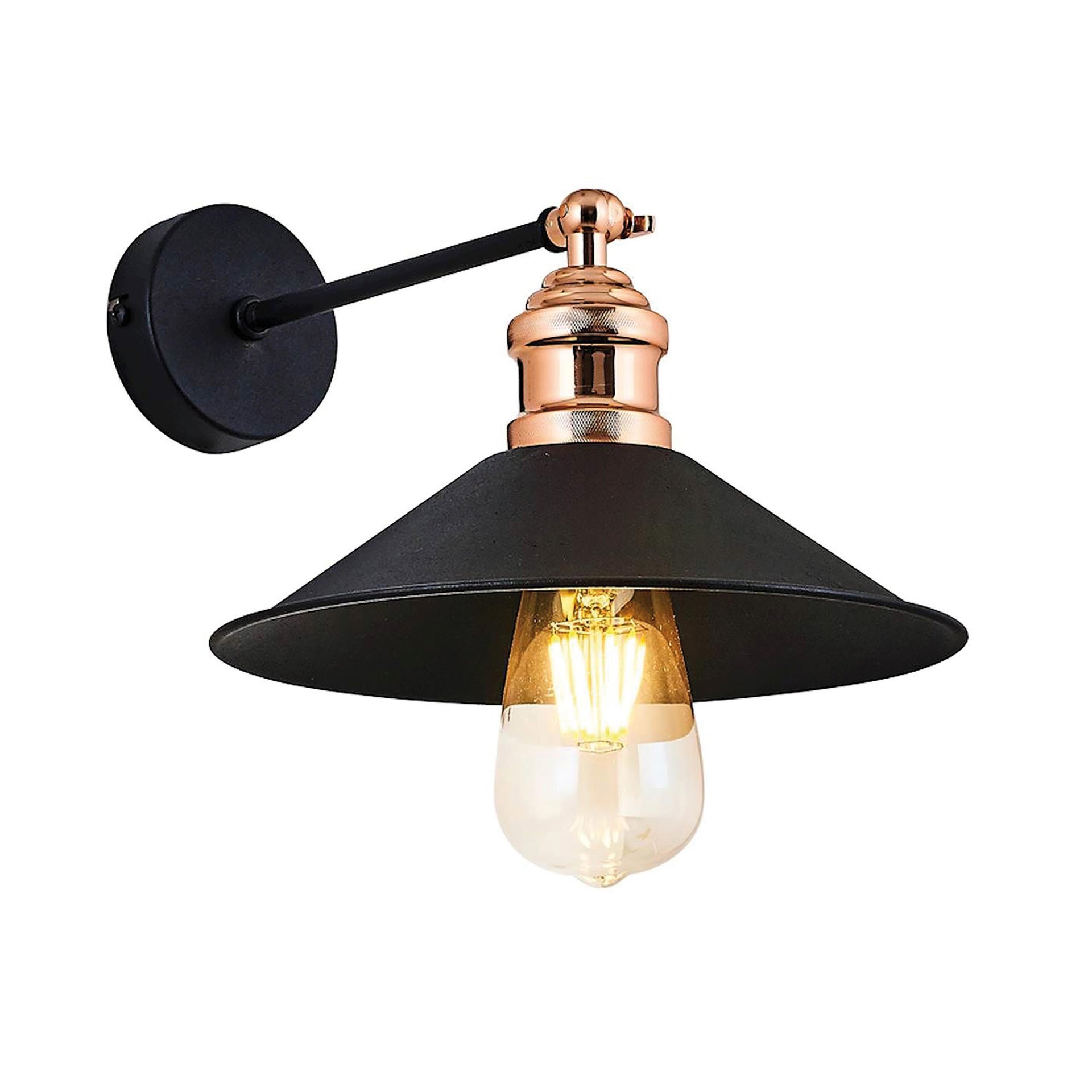 Applique industriale Zil nero, in ferro, | Leroy Merlin