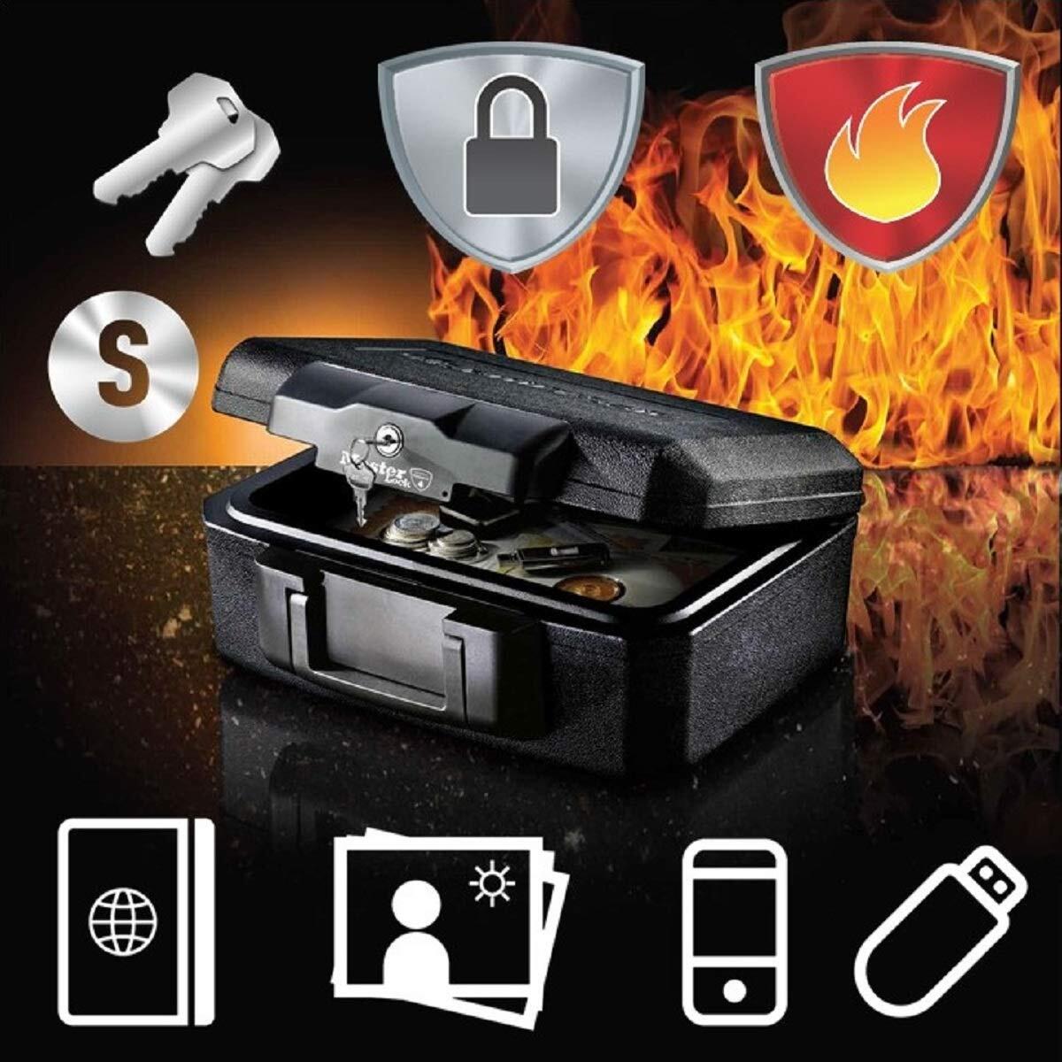 Mini cassetta di sicurezza MASTER LOCK autoportante 36.2 x 15.5 x 28.4 ...