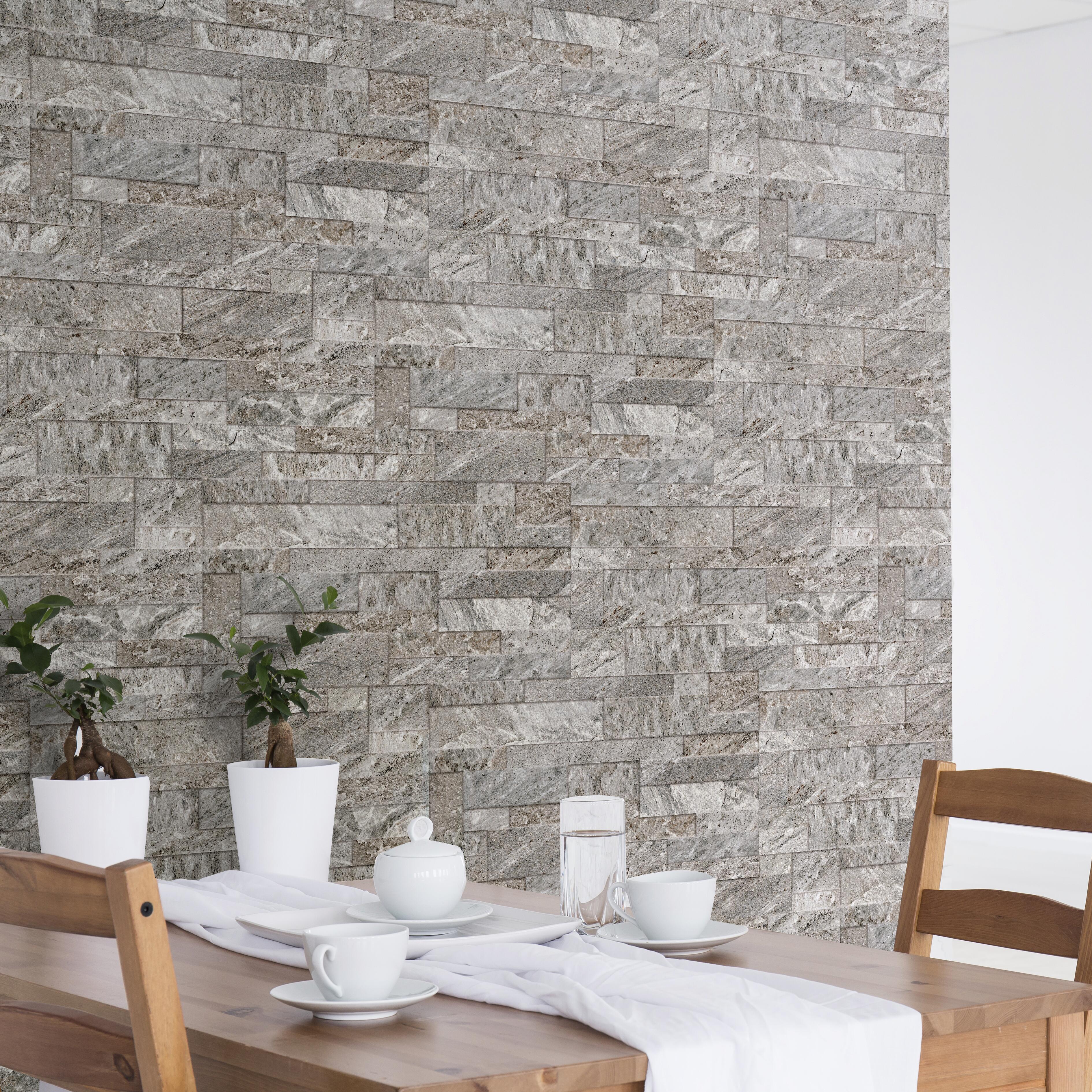 Rivestimento decorativo in gres porcellanato non smaltato Pietra L 21.8 ...