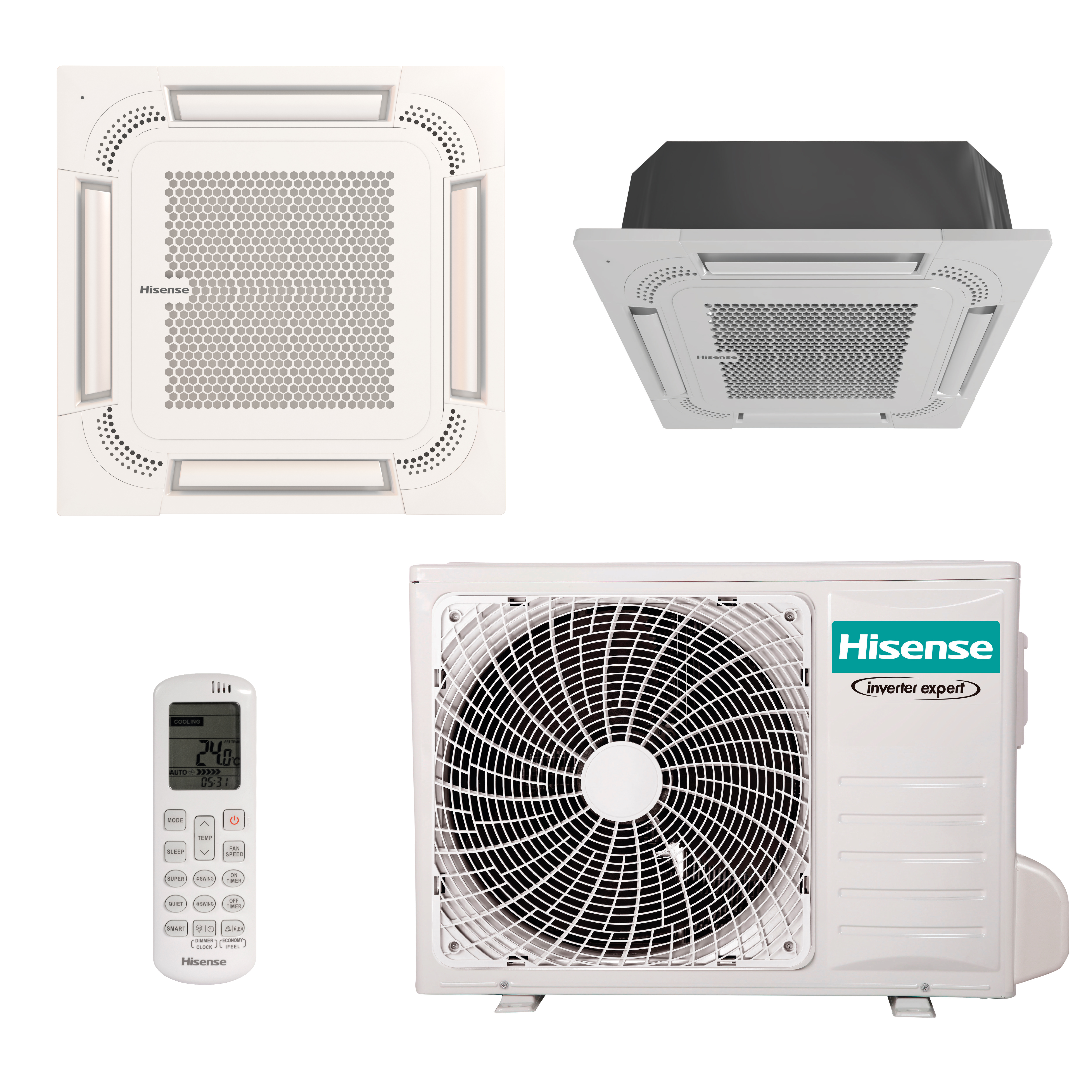 Climatizzatore monosplit HISENSE cassetta 9690 BTU | Leroy Merlin