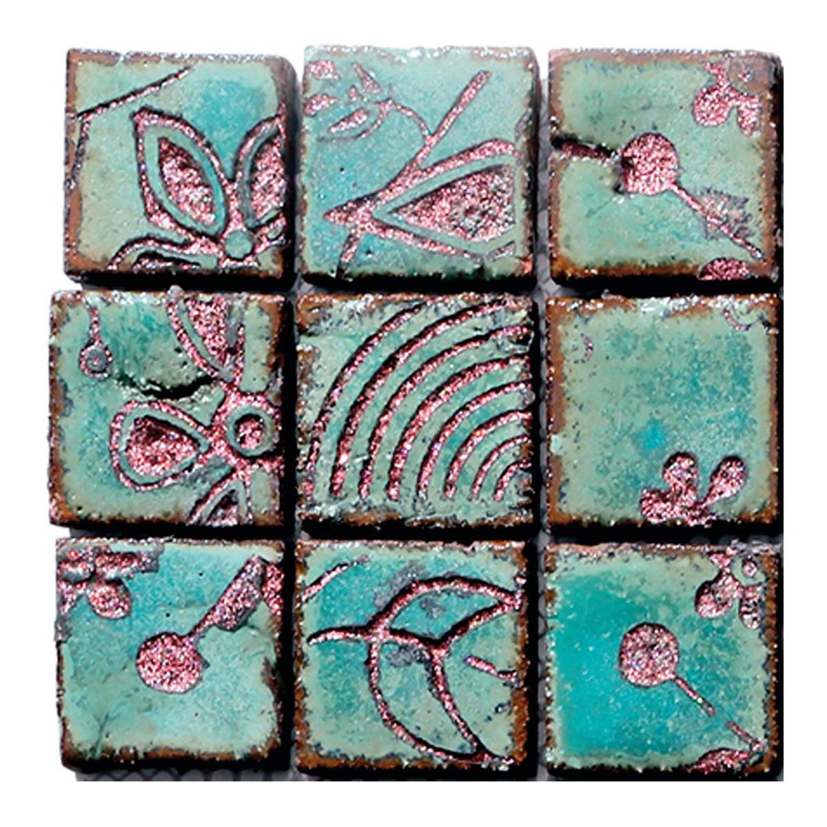 Campione di mosaico Campochiaro Glit H 10 x L 10 cm beige | Leroy Merlin