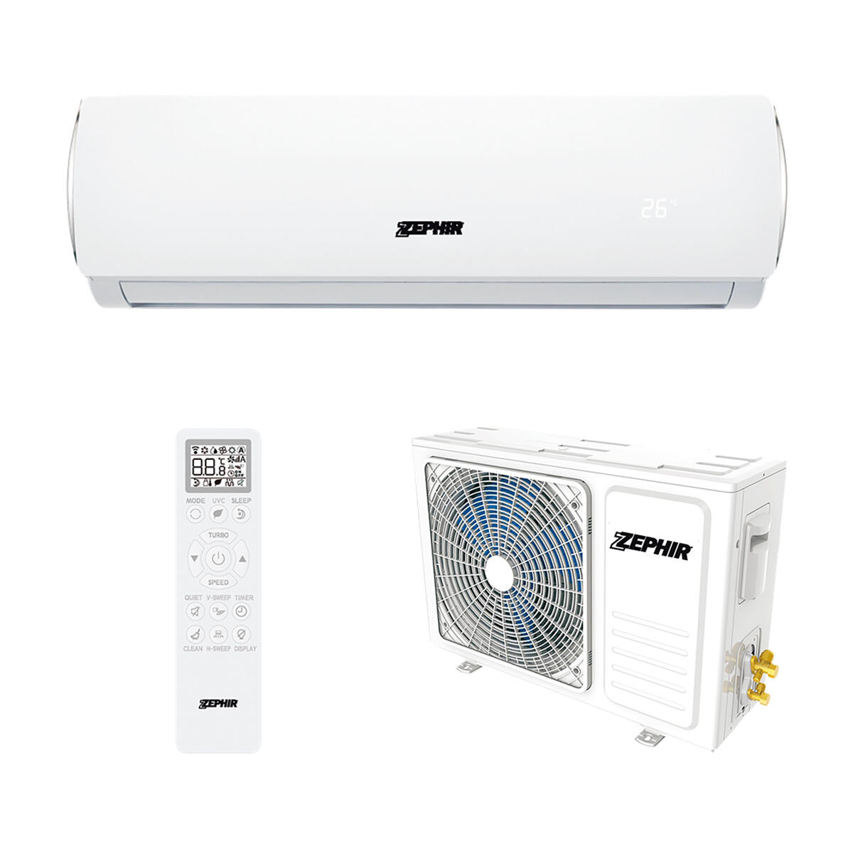 Climatizzatore monosplit ZEPHIR Zuw 9000 BTU | Leroy Merlin