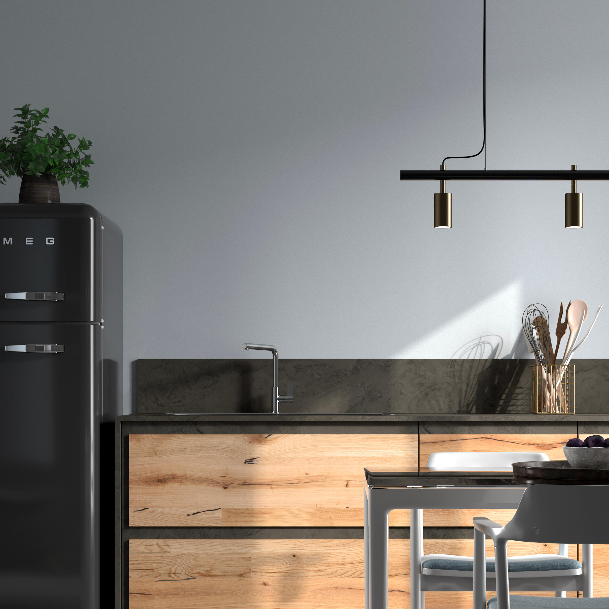 Pittura decorativa tinta unita azzurro cielo 5 l LUXENS | Leroy Merlin