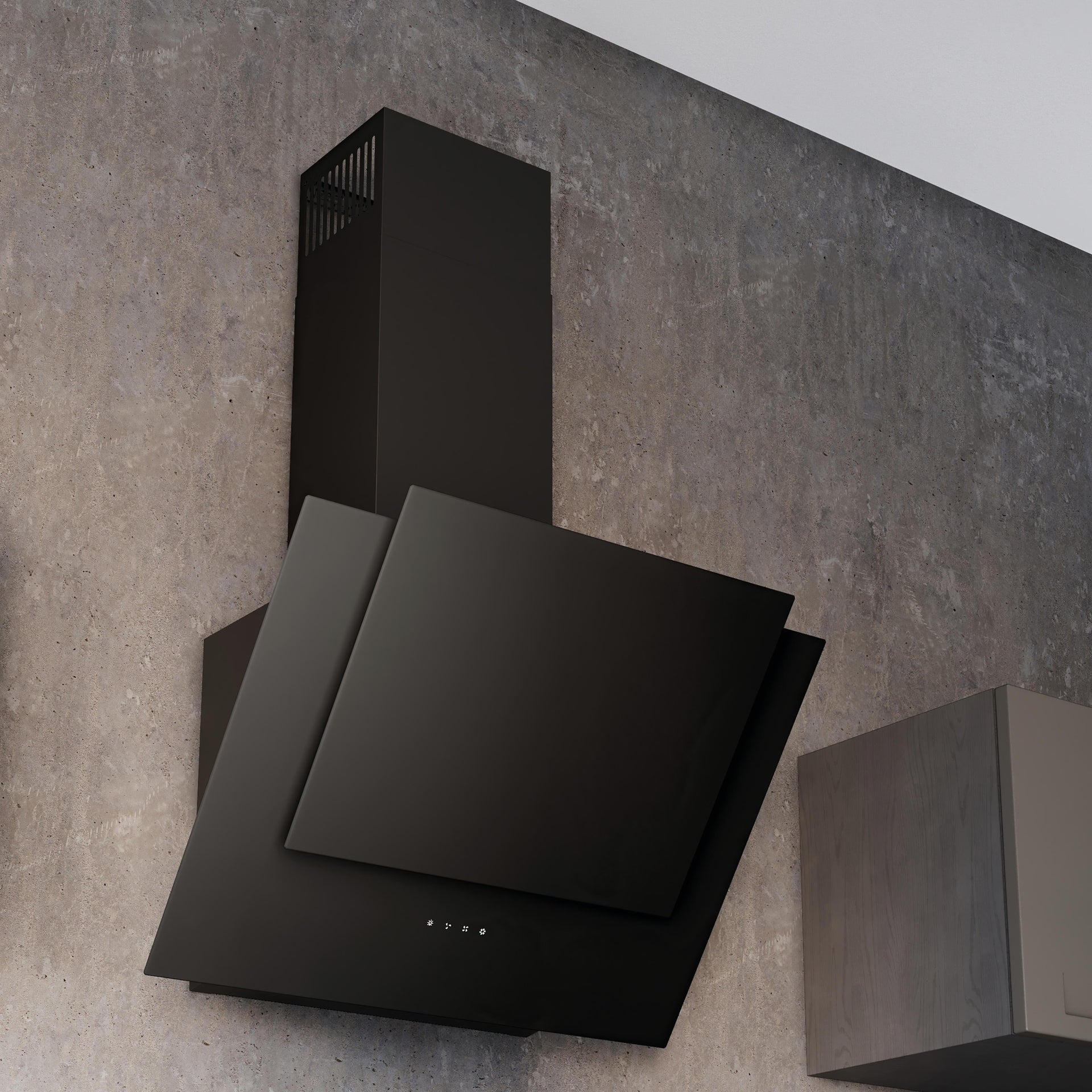 Cappa a parete 3424 SILVERLINE nero L 60 cm | Leroy Merlin