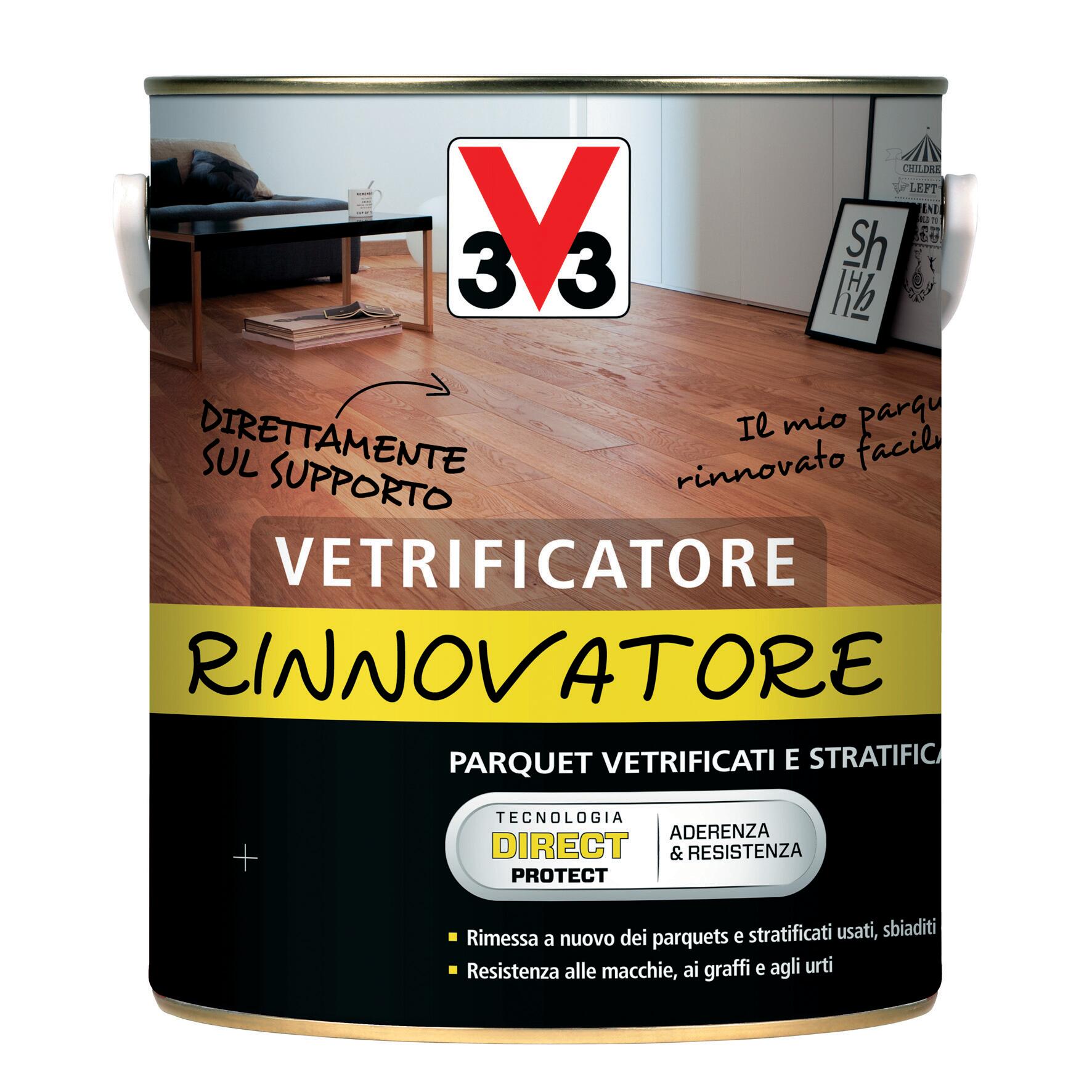 Vetrificatore per parquet V33 Rinnovatore trasparente satinato 0.75 L | Leroy Merlin