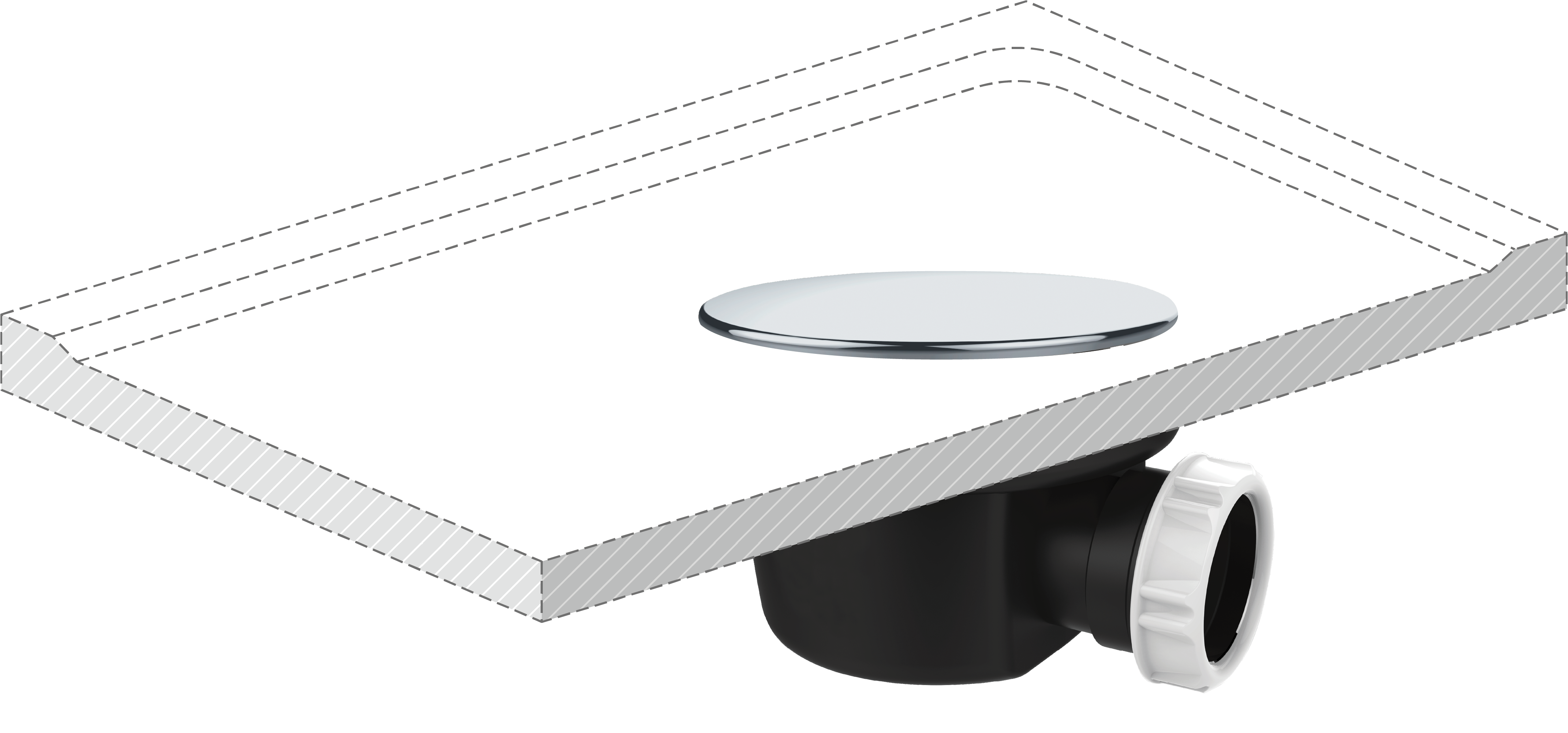 Scarico ribassata EQUATION nero | Leroy Merlin