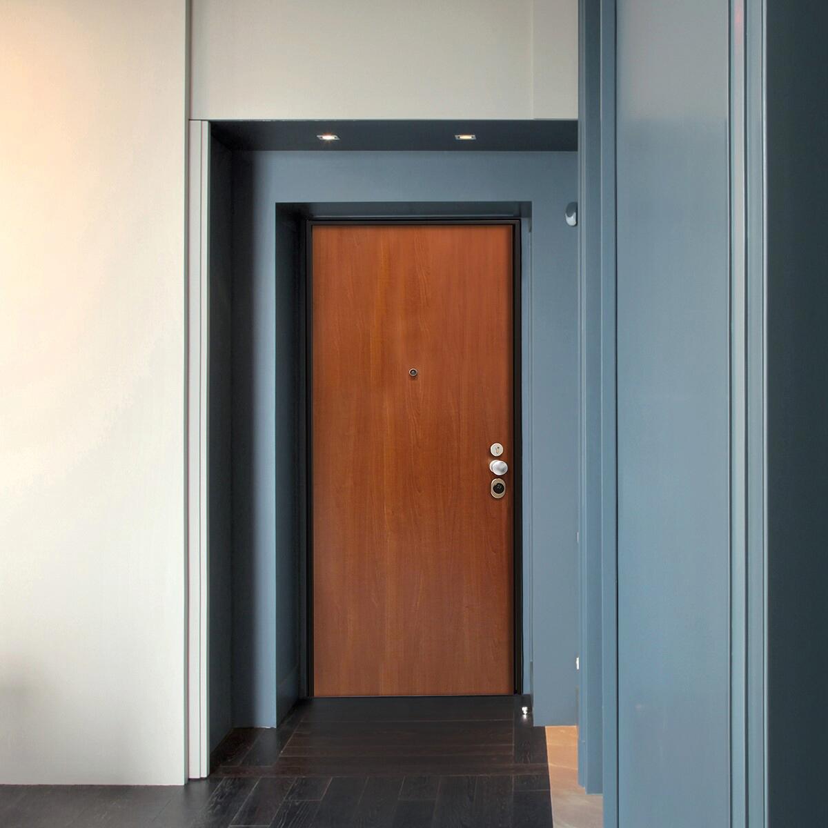 Porta blindata MASTER Service noce L 90 x H 200 cm sinistra | Leroy Merlin