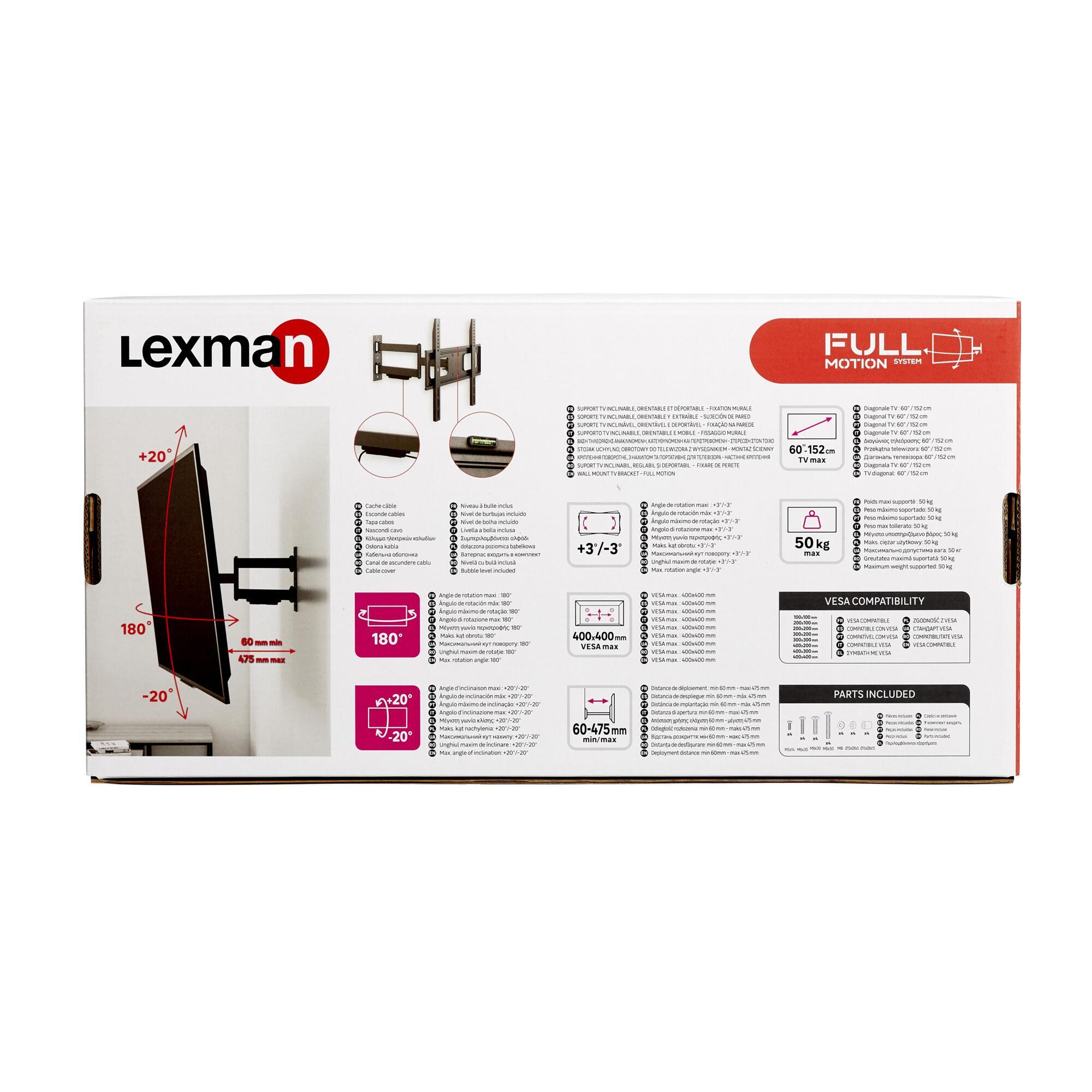 Supporto tv a parete LEXMAN mobile | Leroy Merlin