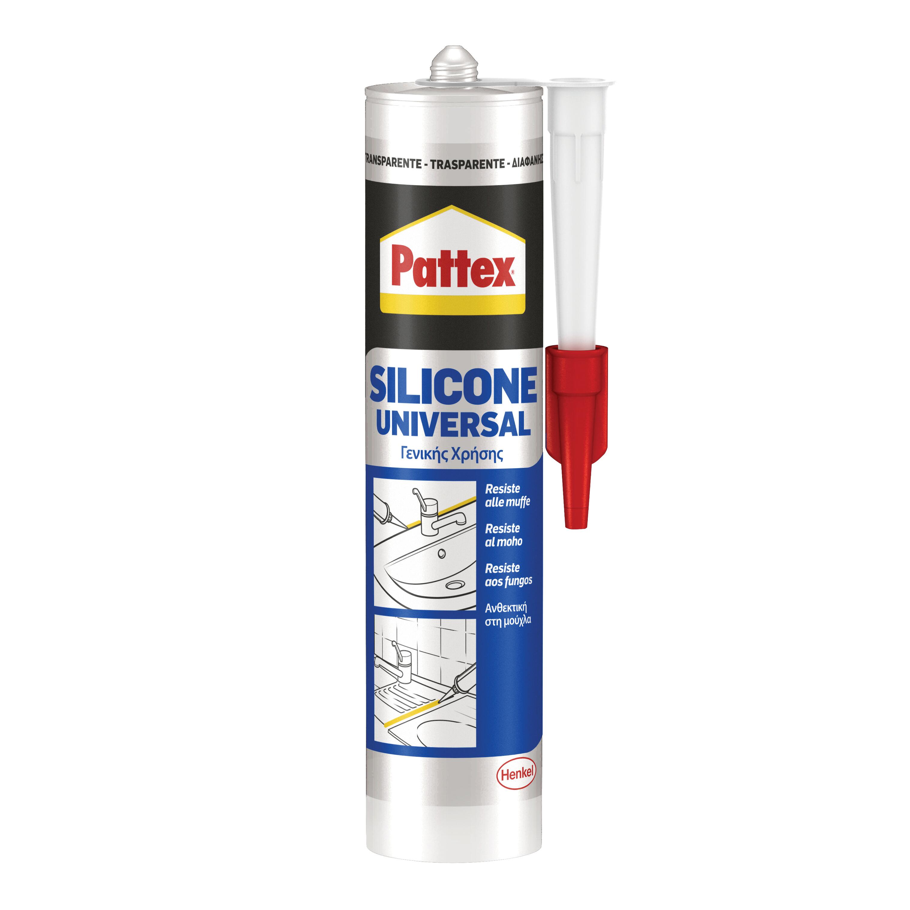 Silicone PATTEX Universale trasparente 280 ml | Leroy Merlin