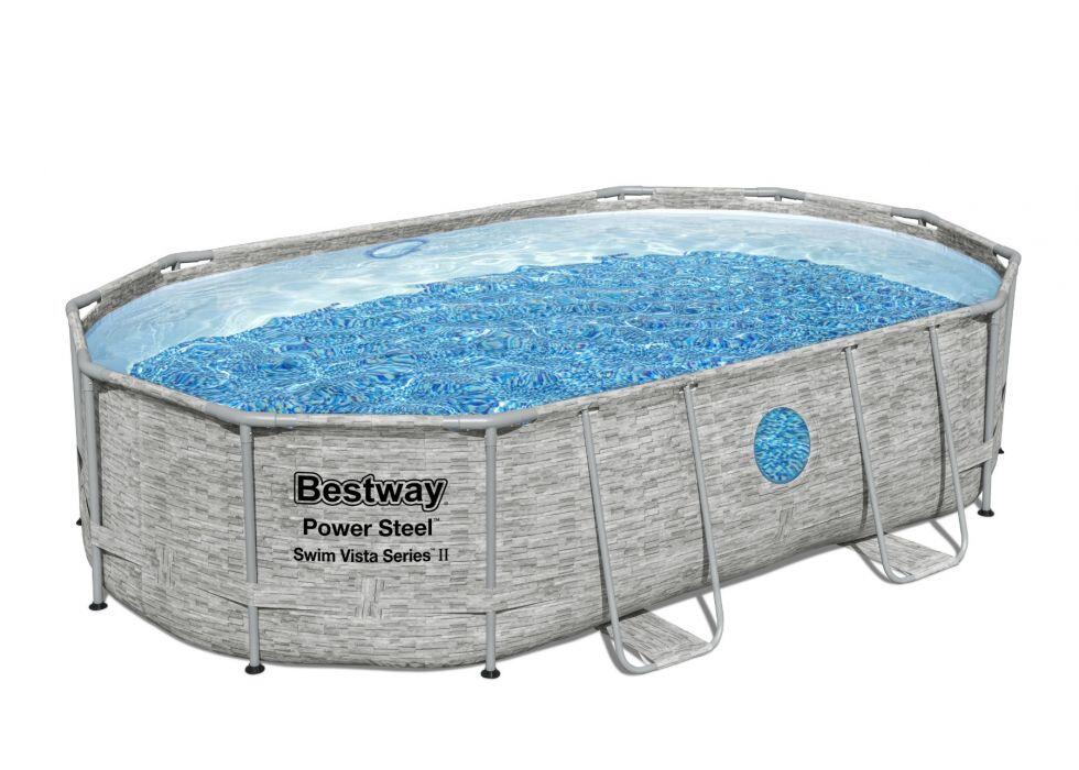 Piscina Tubolare Ovale BESTWAY 427x250x100 Cm Leroy Merlin