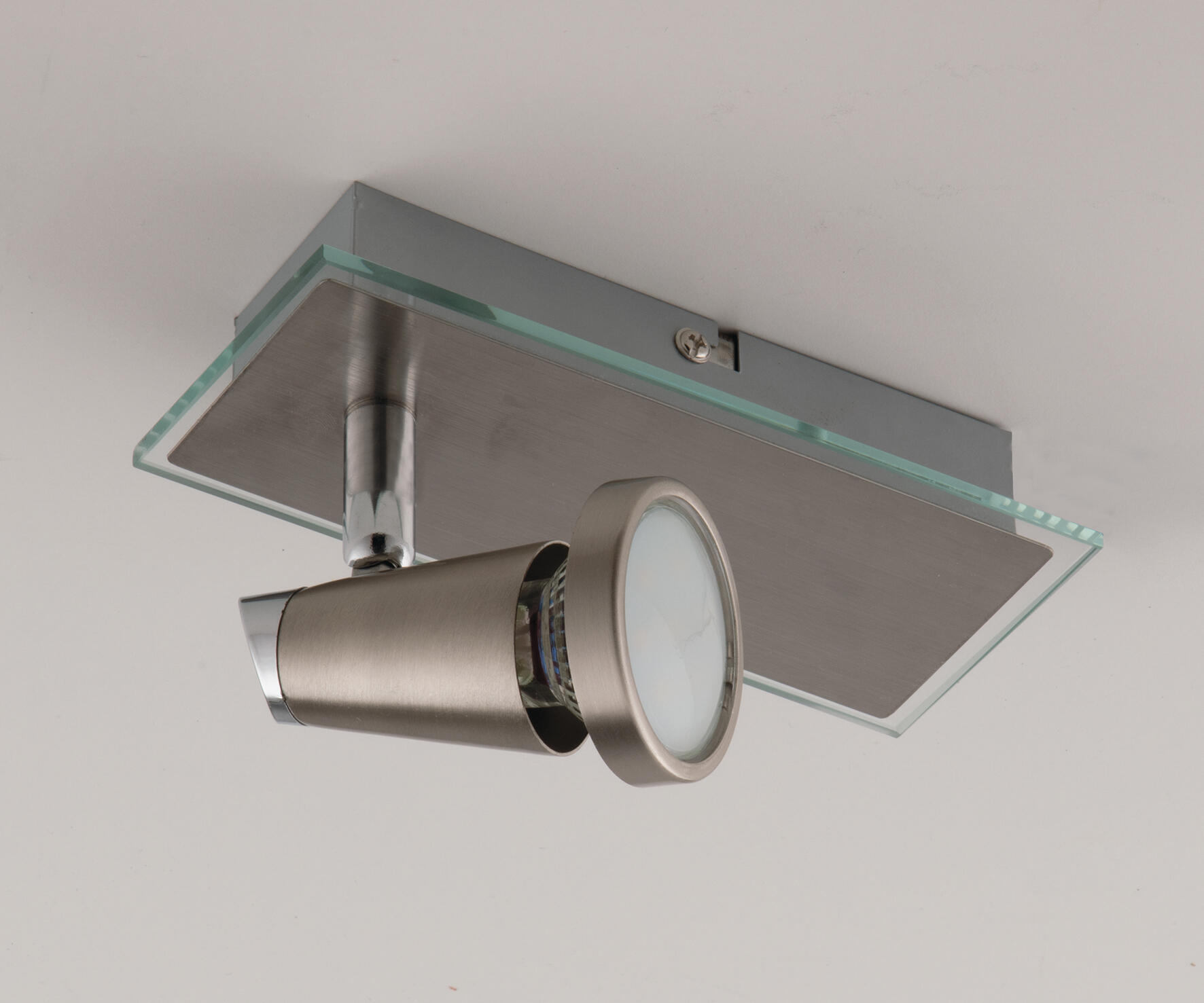 Faretto a parete con sorgente luminosa Miami grigio, in metallo, 5W ...