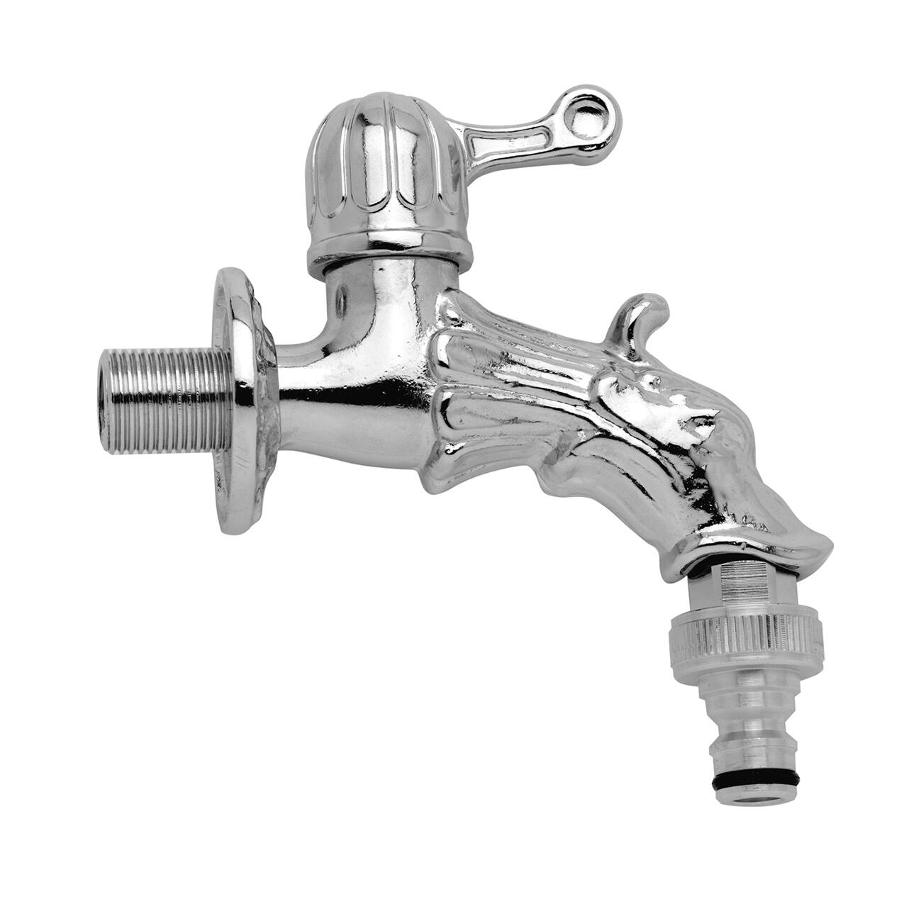 Rubinetto da esterno cromato Ø 1/2 mm | Leroy Merlin
