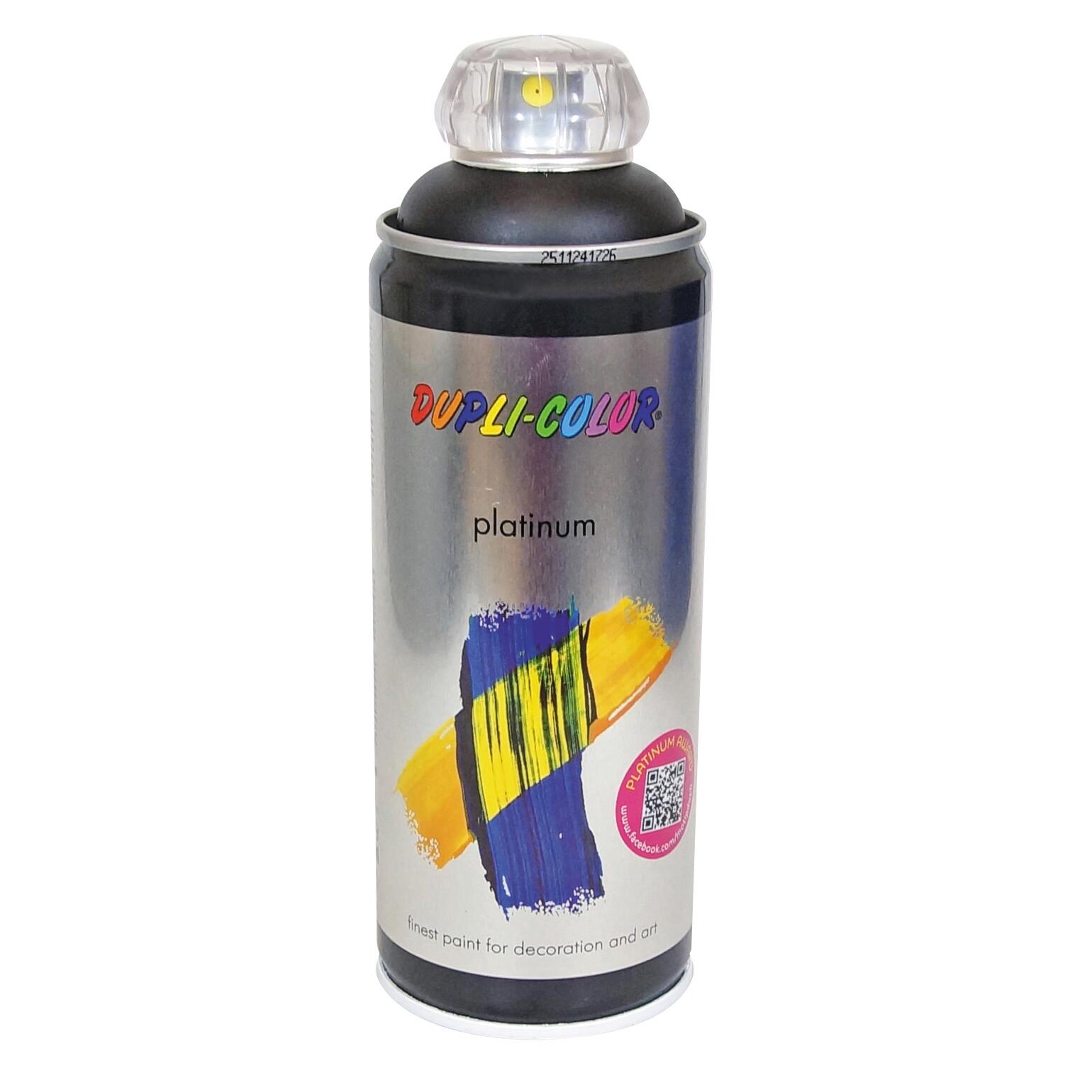 Smalto spray DUPLI COLOR Platinum nero profondo satinato 0.4 L | Leroy ...