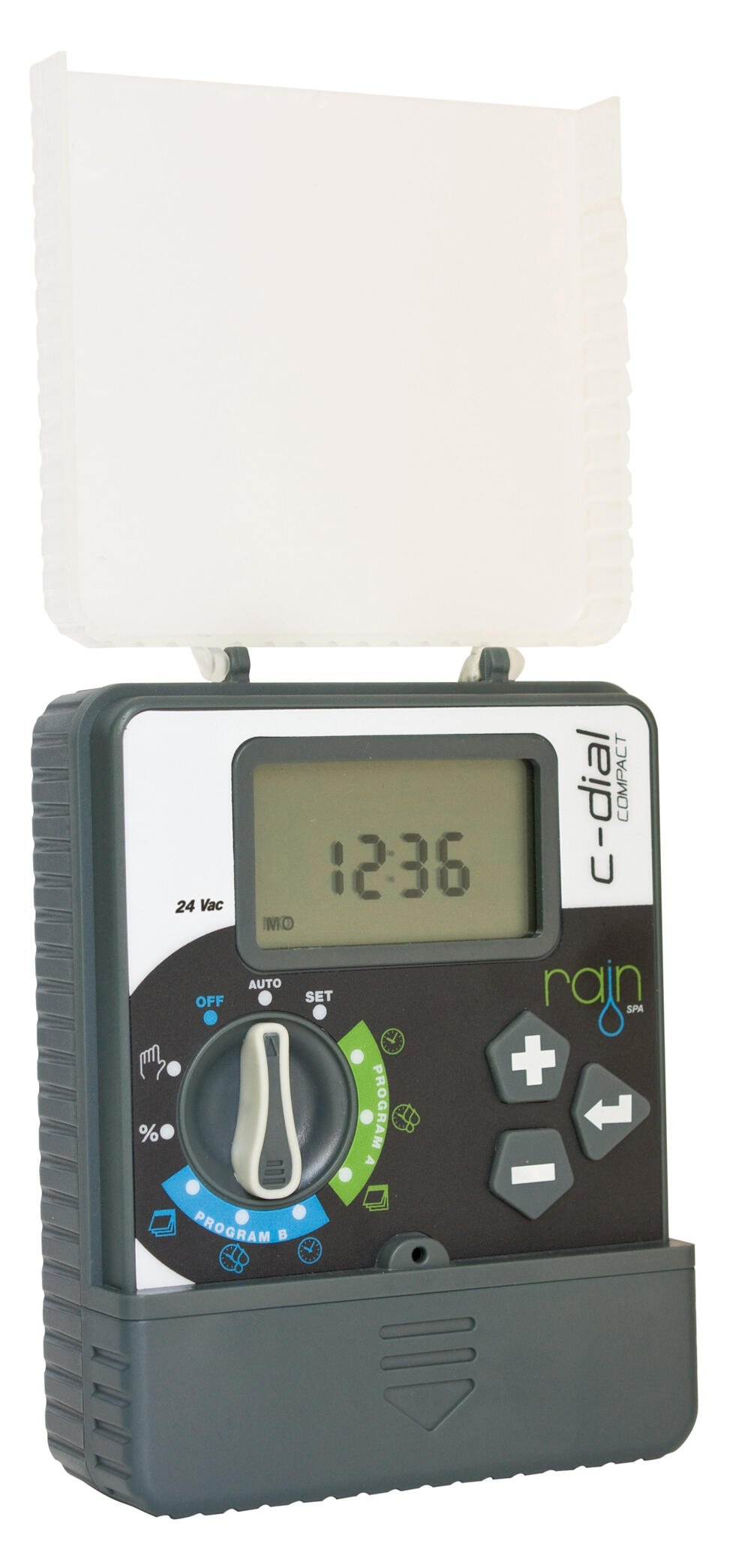 Programmatore elettrovalvole ad alimentazione elettrica RAIN C-Dial 6 ...