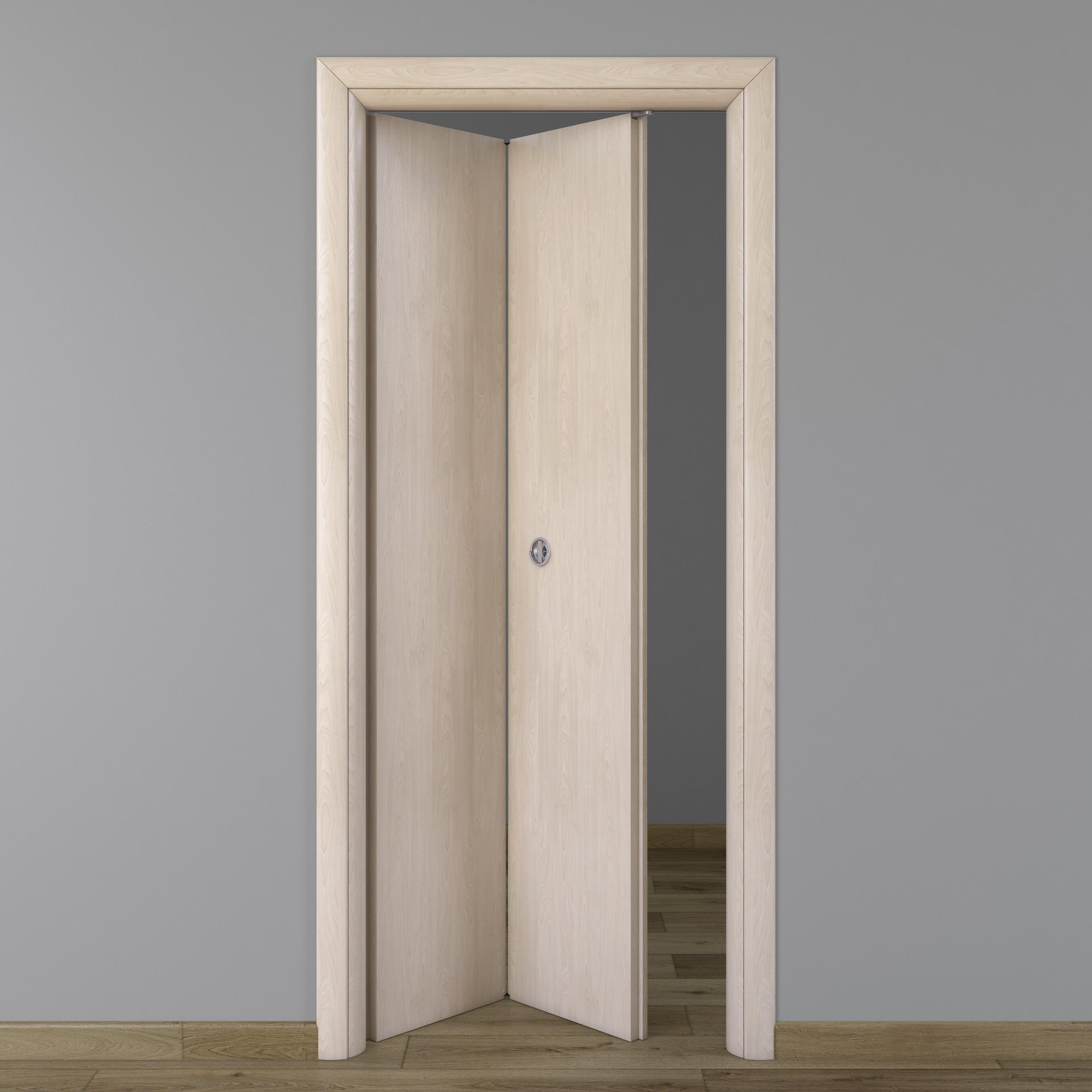 Porta pieghevole Notting Hill pino sbiancato L 80 x H 210 cm sinistra ...