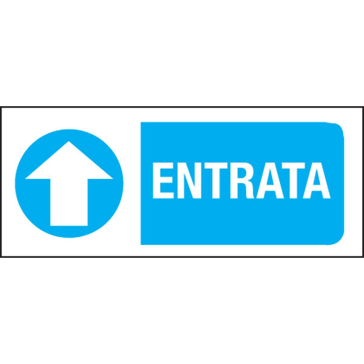 Cartello segnaletico Entrata pvc 31 x 14 cm | Leroy Merlin