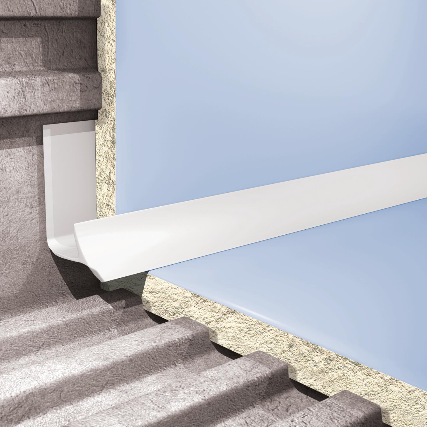 Profilo angolare esterno in pvc Sp 21.7 mm L 250 cm bianco | Leroy Merlin