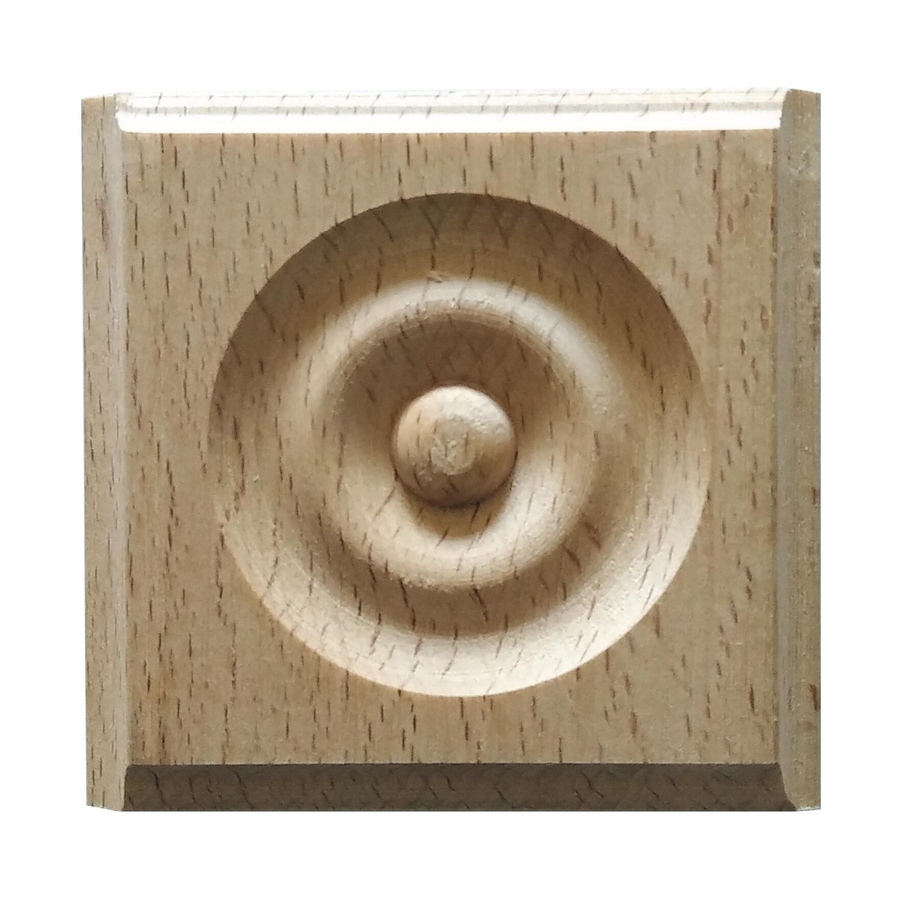 Fregio in faggio grezzo 70 x 70 x 10 mm | Leroy Merlin