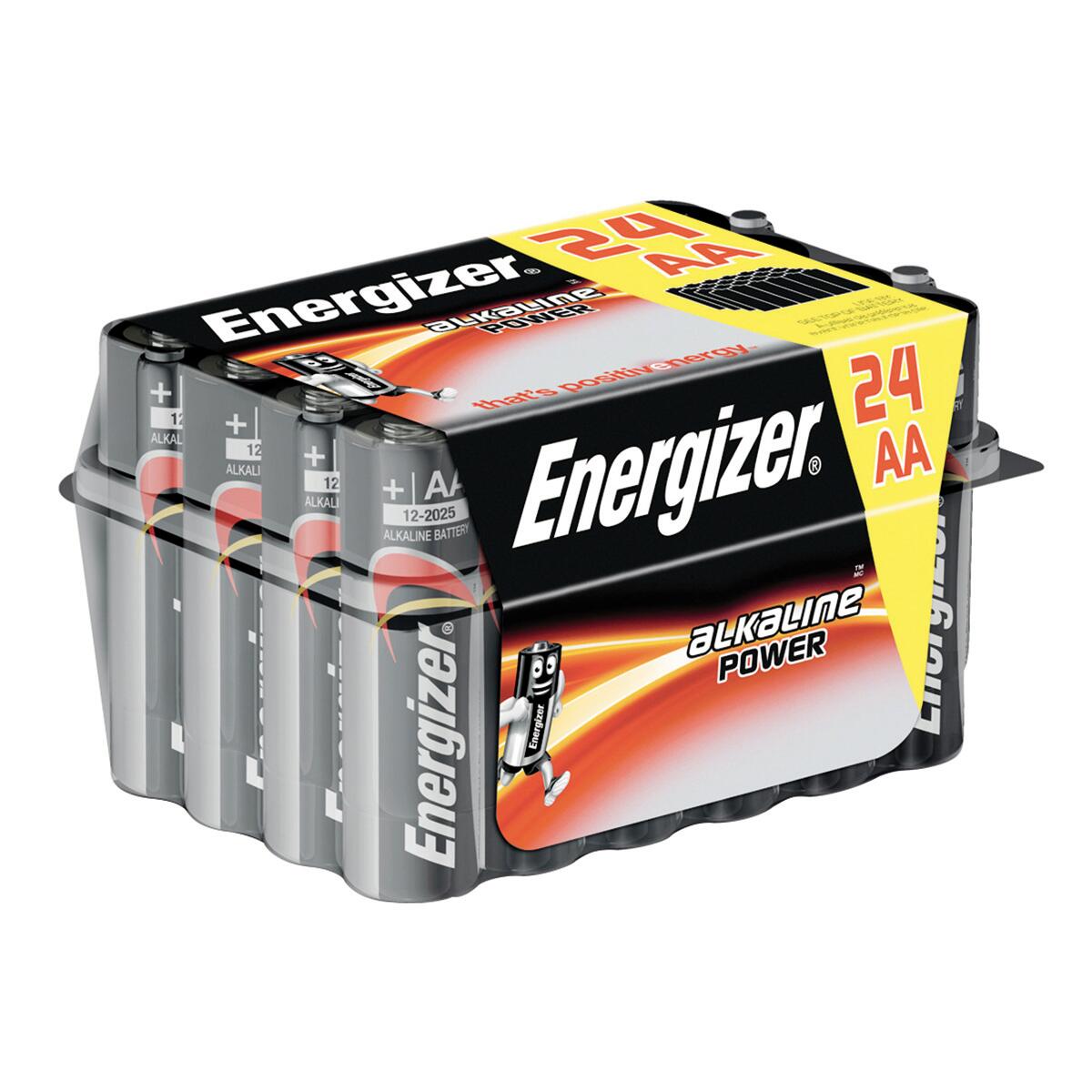 Pila LR6 AA ENERGIZER Alkaline Power 24 batterie | Leroy Merlin