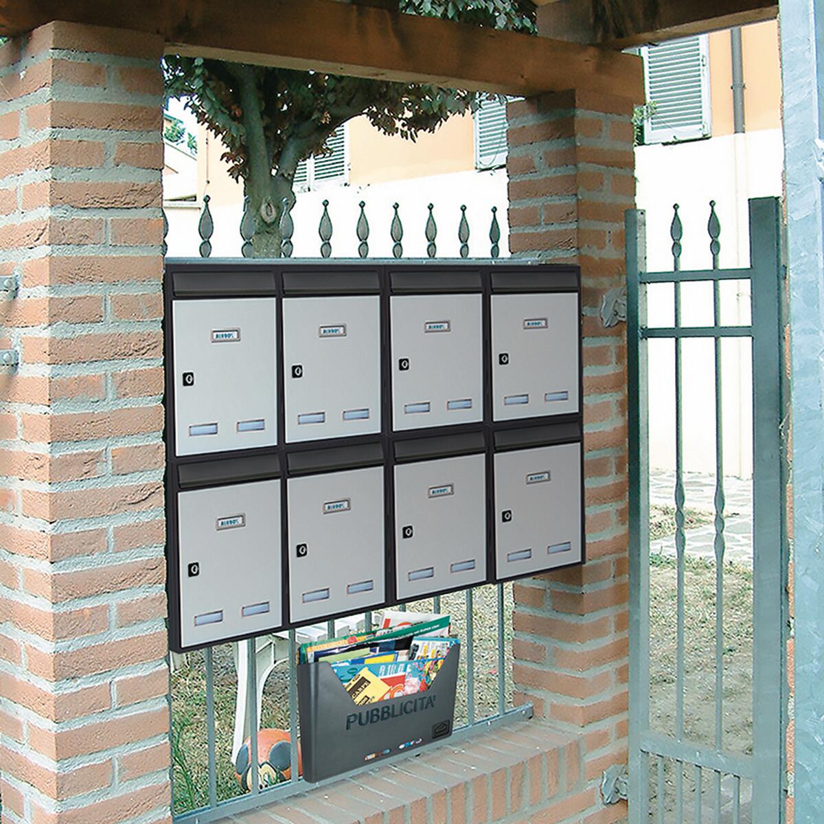 Cassetta porta pubblicità Carosello L 355 x P 75 x H 255 mm colore ...