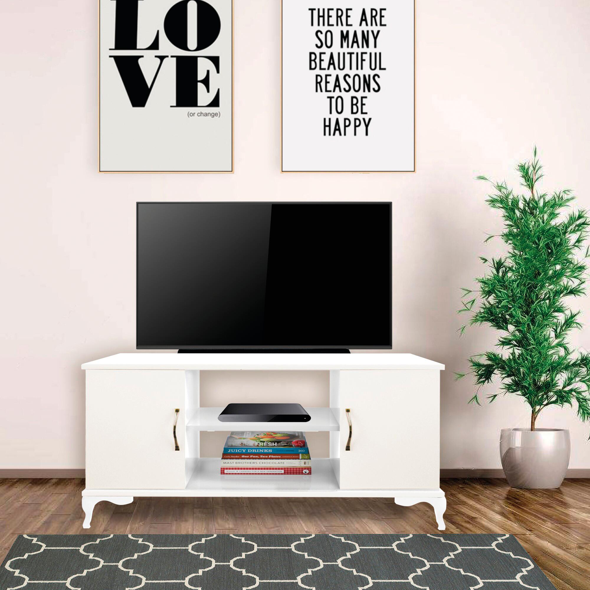 Mobile per TV Menekse L 111 x H 57 x P 40 cm | Leroy Merlin