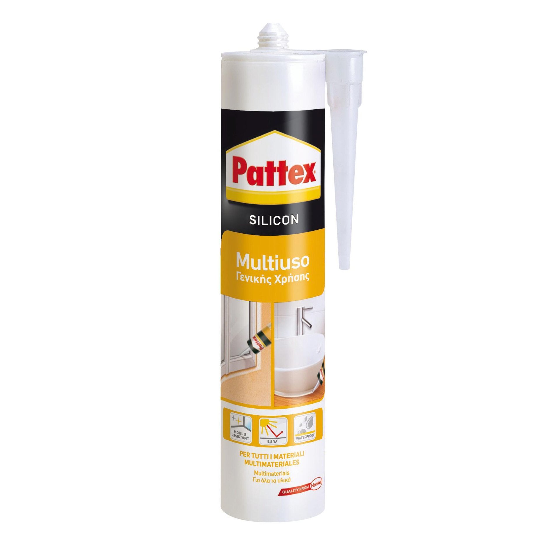 Silicone PATTEX Multiuso trasparente 290 ml | Leroy Merlin