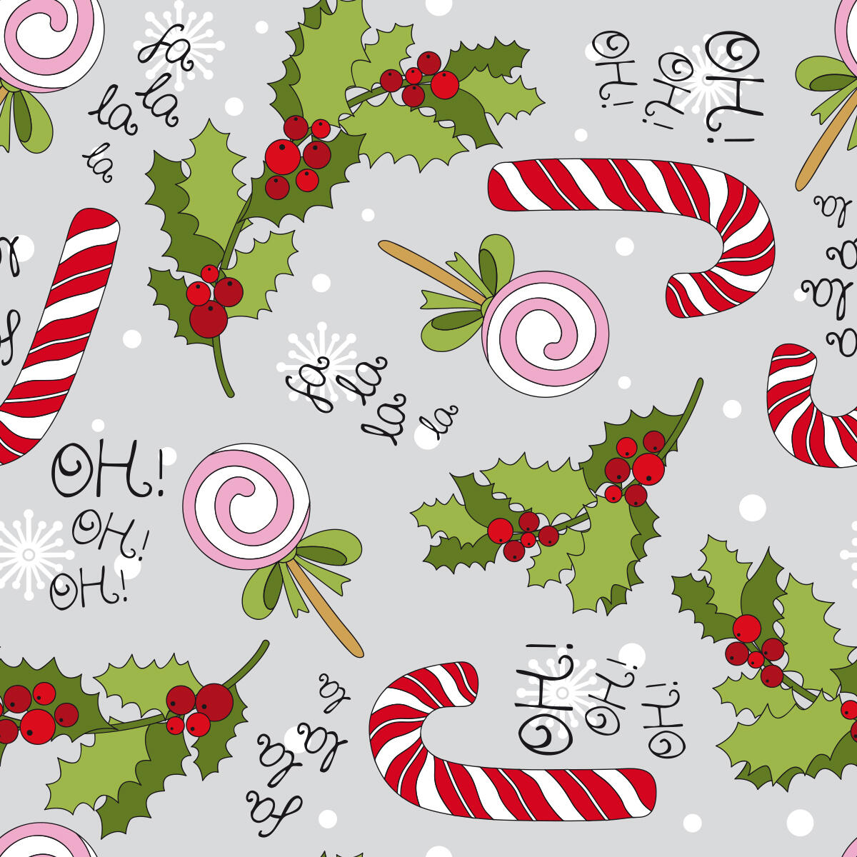 Tessuto al metro Candy Xmas multicolore 280 cm | Leroy Merlin