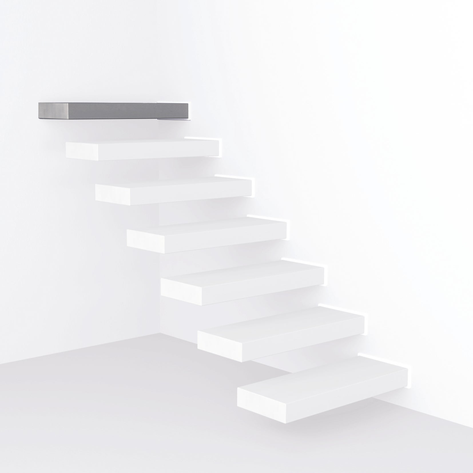 Gradino Wall Finale in legno tortora L 800 mm H 300 mm | Leroy Merlin