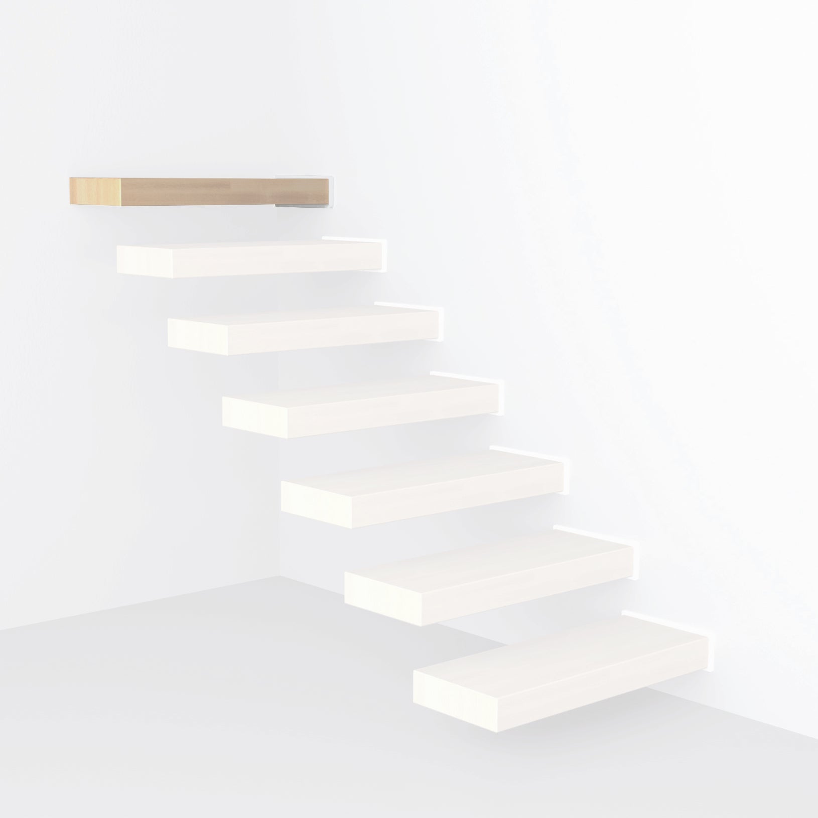 Gradino Wall Finale in legno faggio L 900 mm H 300 mm | Leroy Merlin