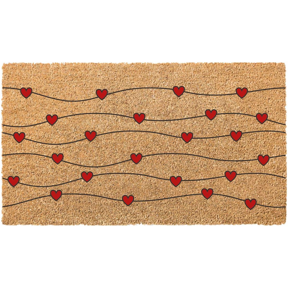 Zerbino Italo Cuoricini in cocco multicolore 40x70 cm | Leroy Merlin