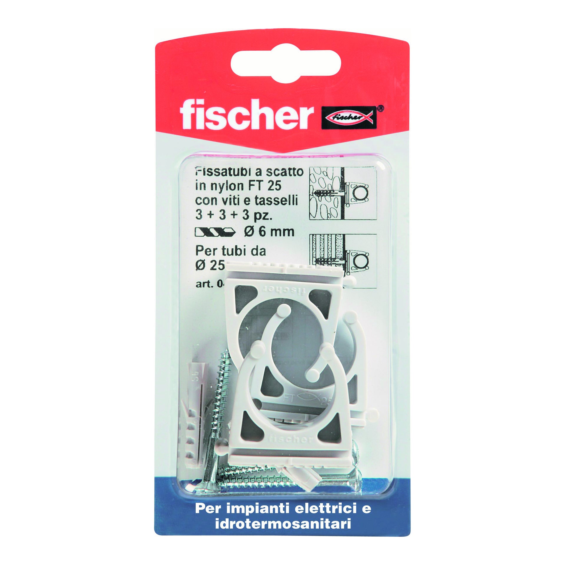 Collare stringitubo per tubatura Ø 25 3 pezzi | Leroy Merlin