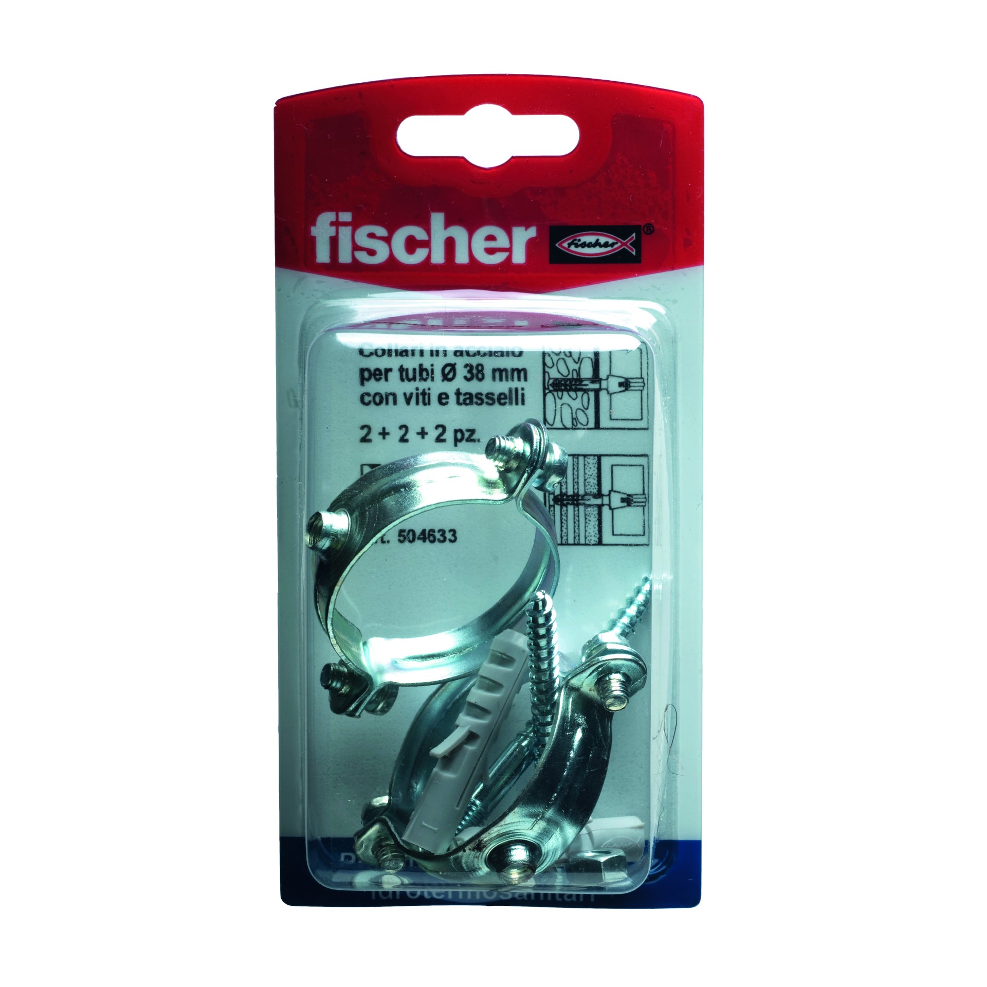 Collare stringitubo per tubatura Ø 38 2 pezzi | Leroy Merlin