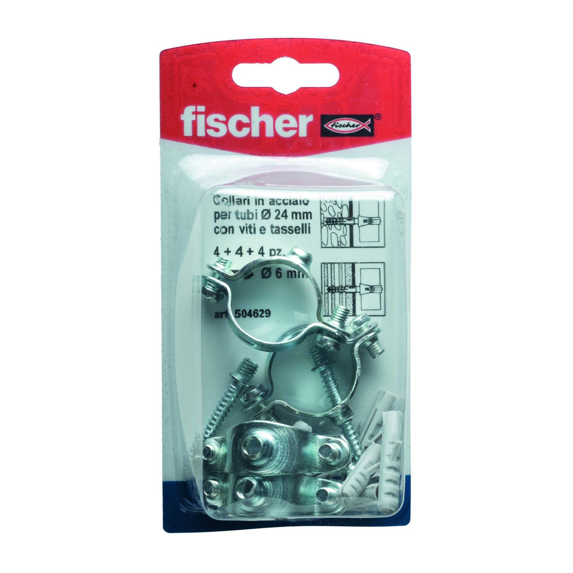 Collare stringitubo per tubatura Ø 24 4 pezzi | Leroy Merlin