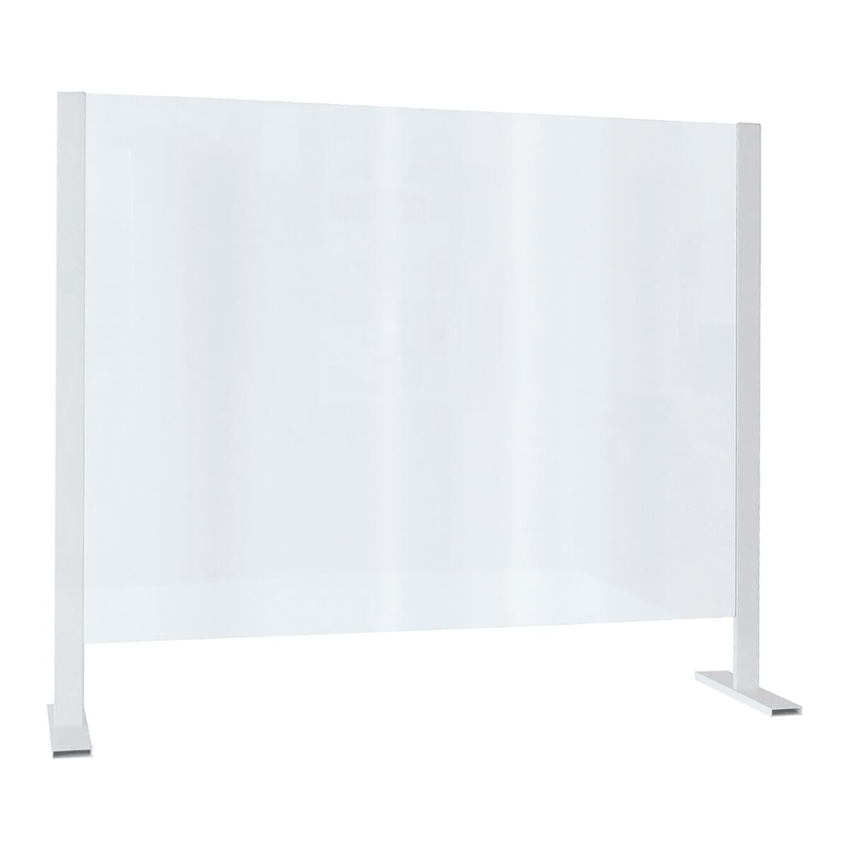 Schermo di protezione polistirene trasparente 120 cm x 100 cm, Sp 3 mm ...