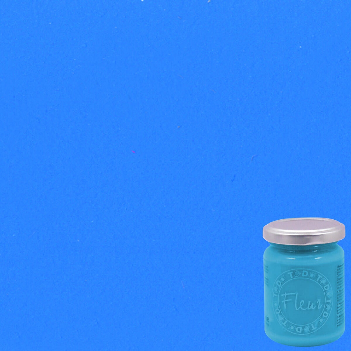 Colore acrilico FLEUR Primary cyan 0.13 L azzurro opaco | Leroy Merlin
