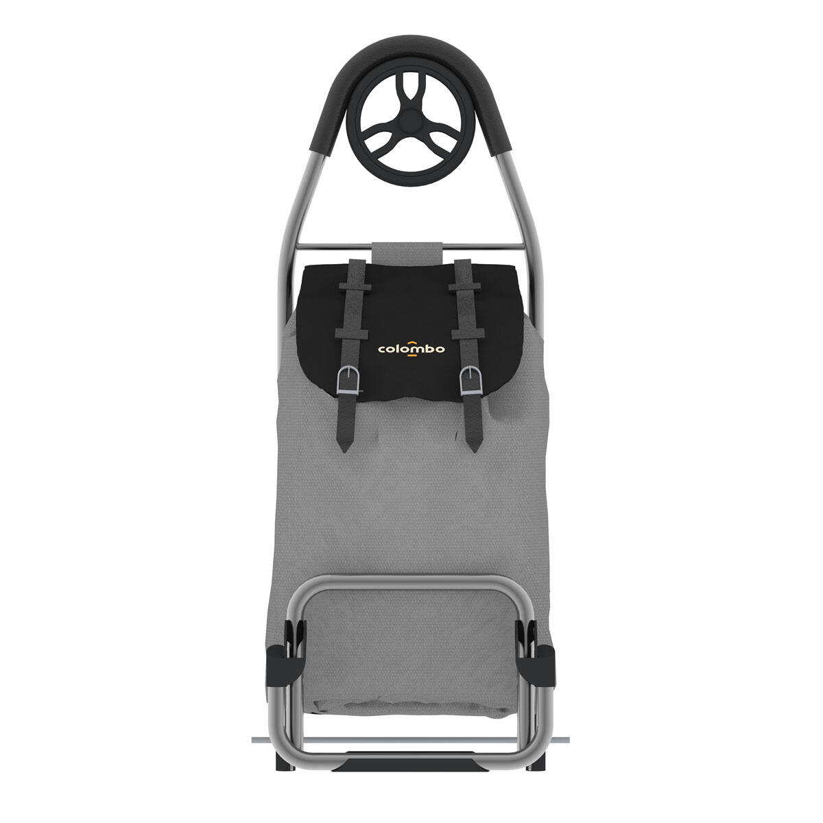 Trolley spesa con ruote grigio / argento | Leroy Merlin