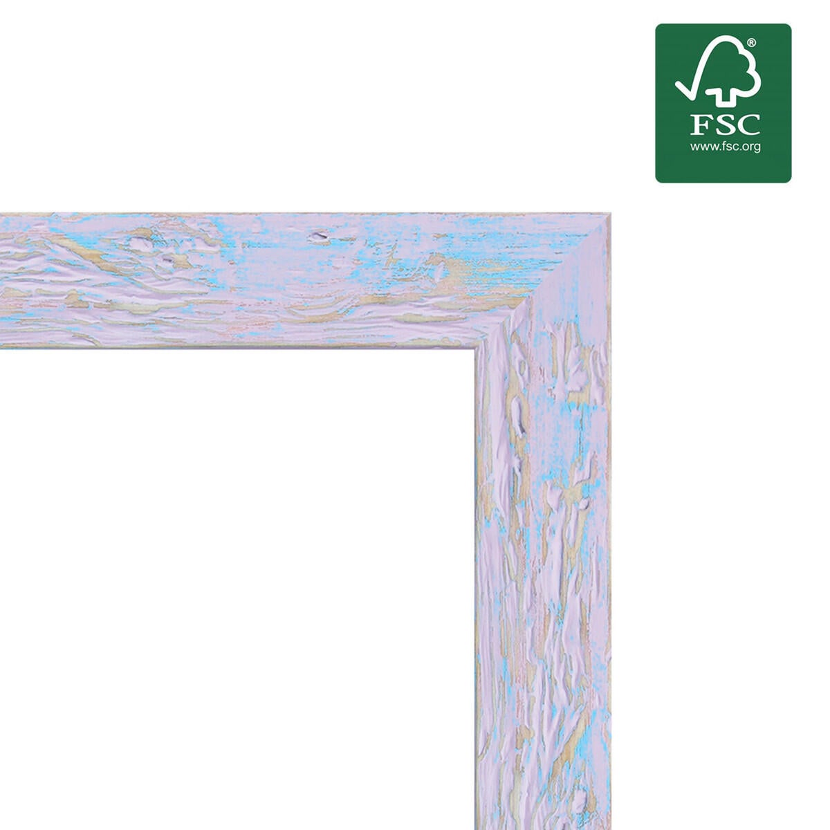 Cornice Gaia 35 rosa e azzurro per foto da 24x30 cm | Leroy Merlin