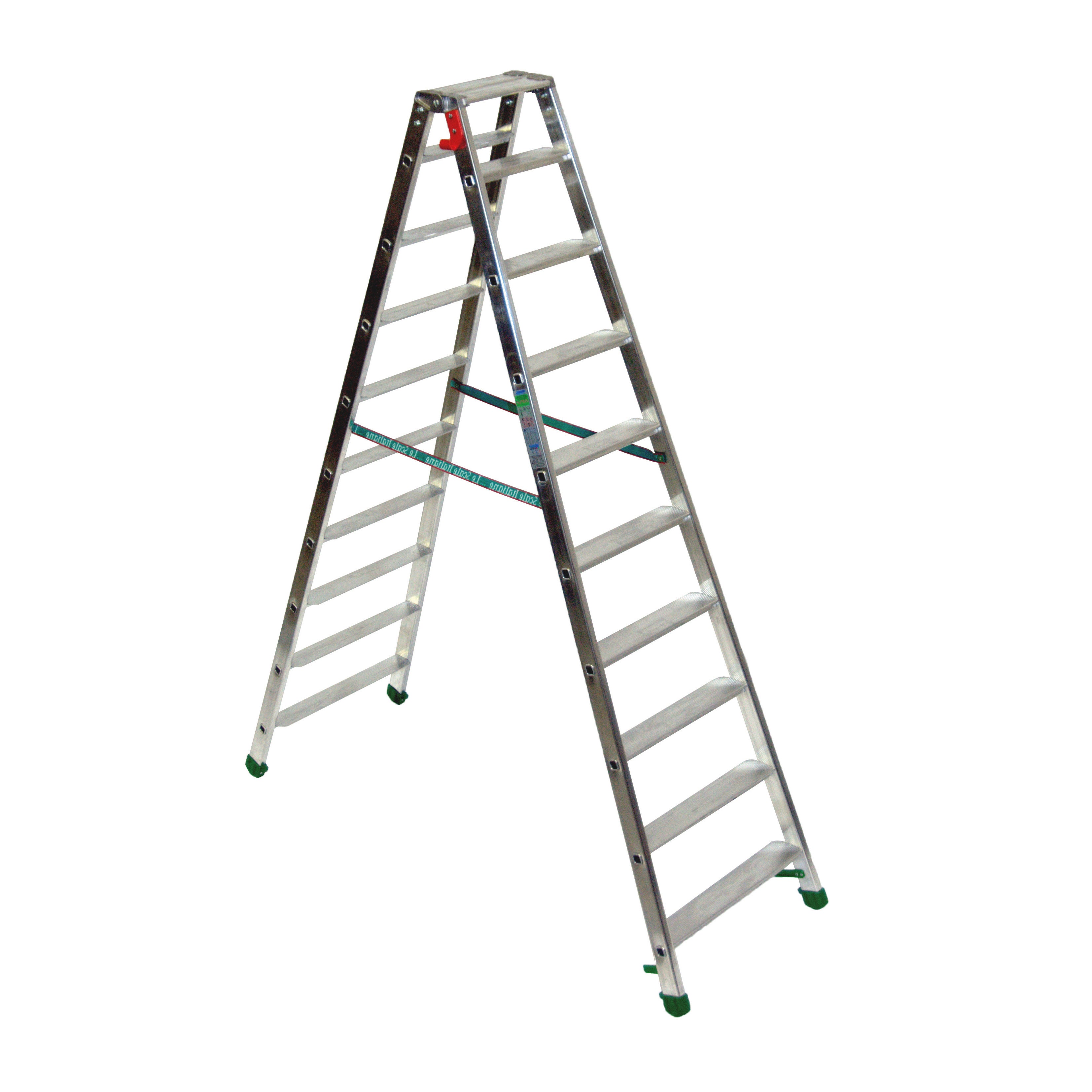 Scala doppia FACAL Dupla in alluminio 9 gradini per lavori fino a 3.2 m ...