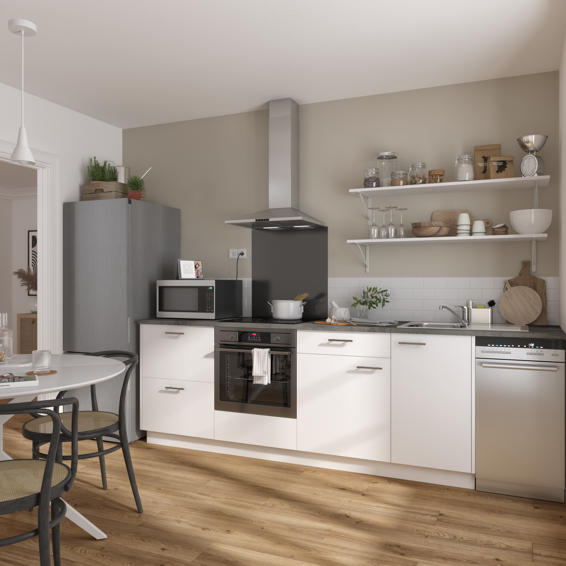 Anta per scocca cucina DELINIA ID Sofia 89.7 x 38.1 x 1.8 cm bianco ...