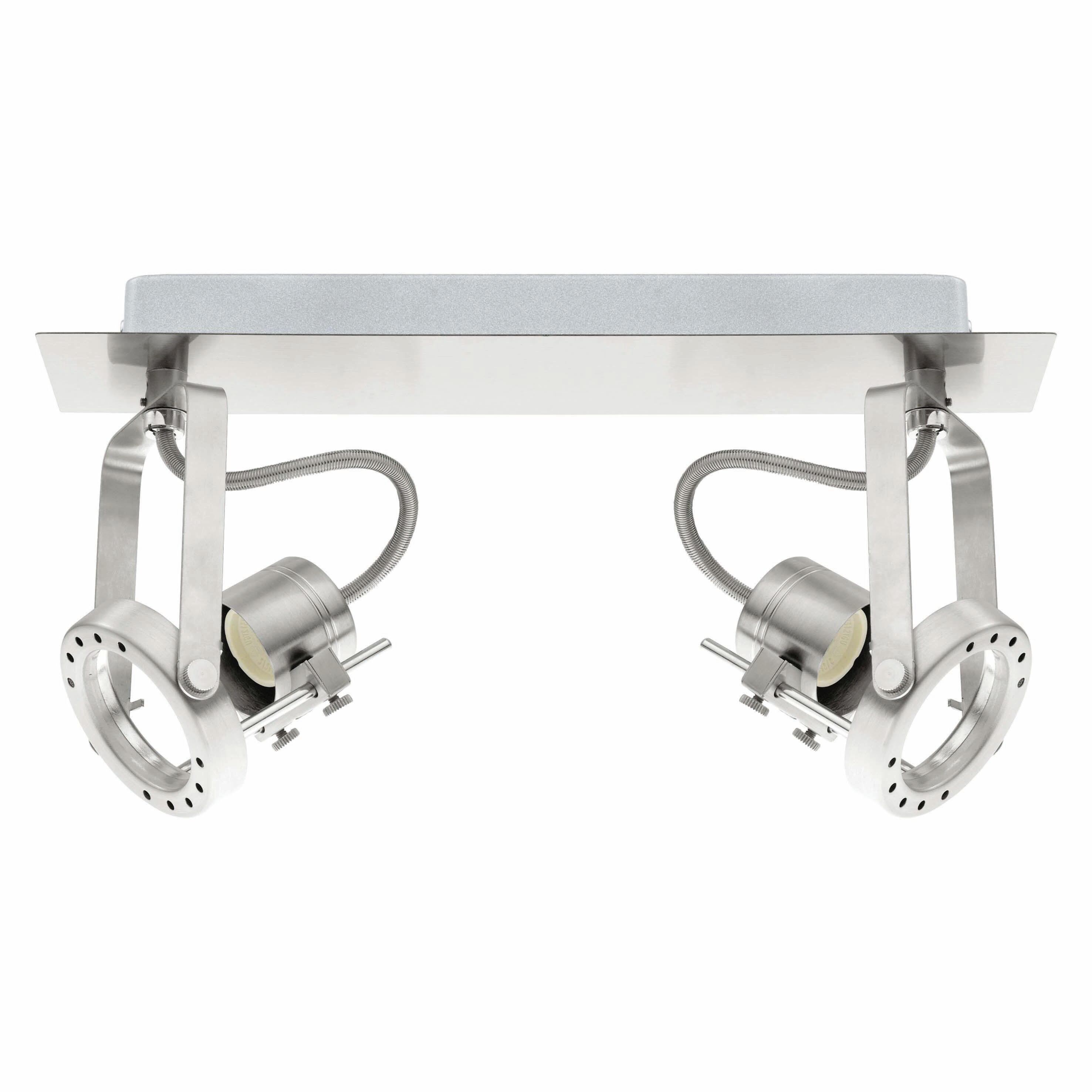 Barra di faretti 2 luci Technic cromo in inox GU10 42W INSPIRE | Leroy ...