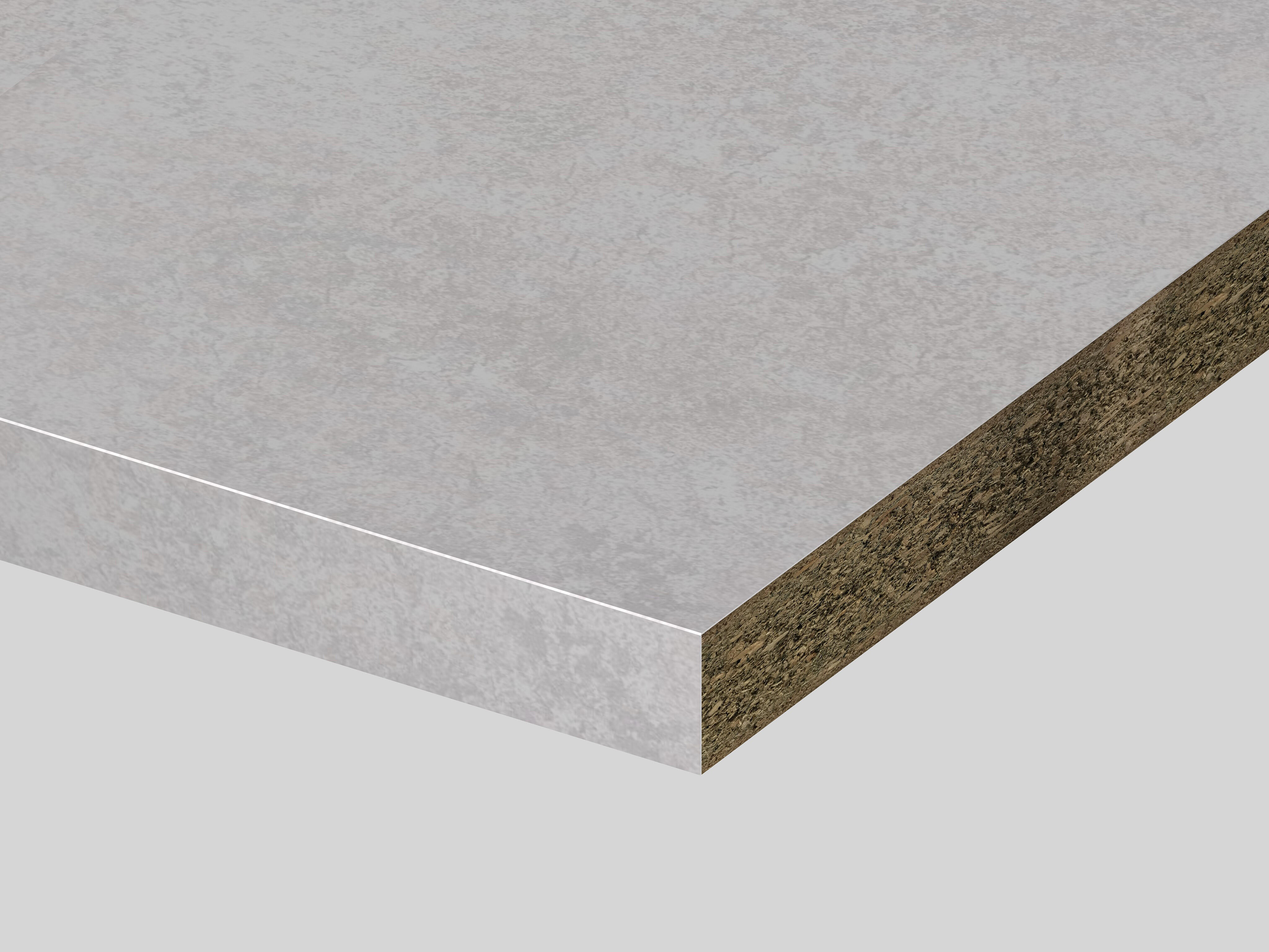 Piano cucina in laminato hpl bianco calce Desert L 200 x P 60 cm ...