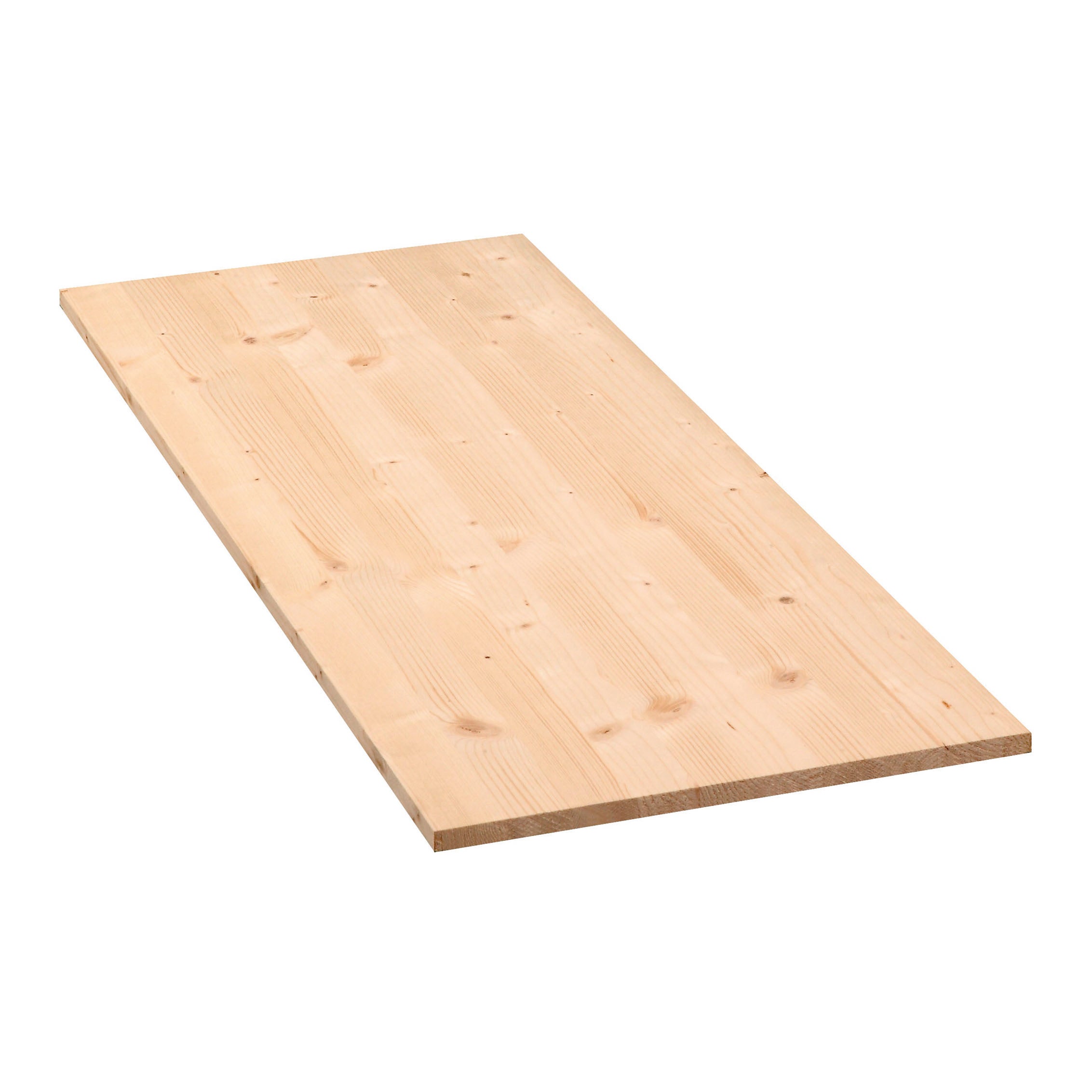 Tavola Legno massello abete 1° scelta 120 x 60 cm Sp 18 mm | Leroy Merlin
