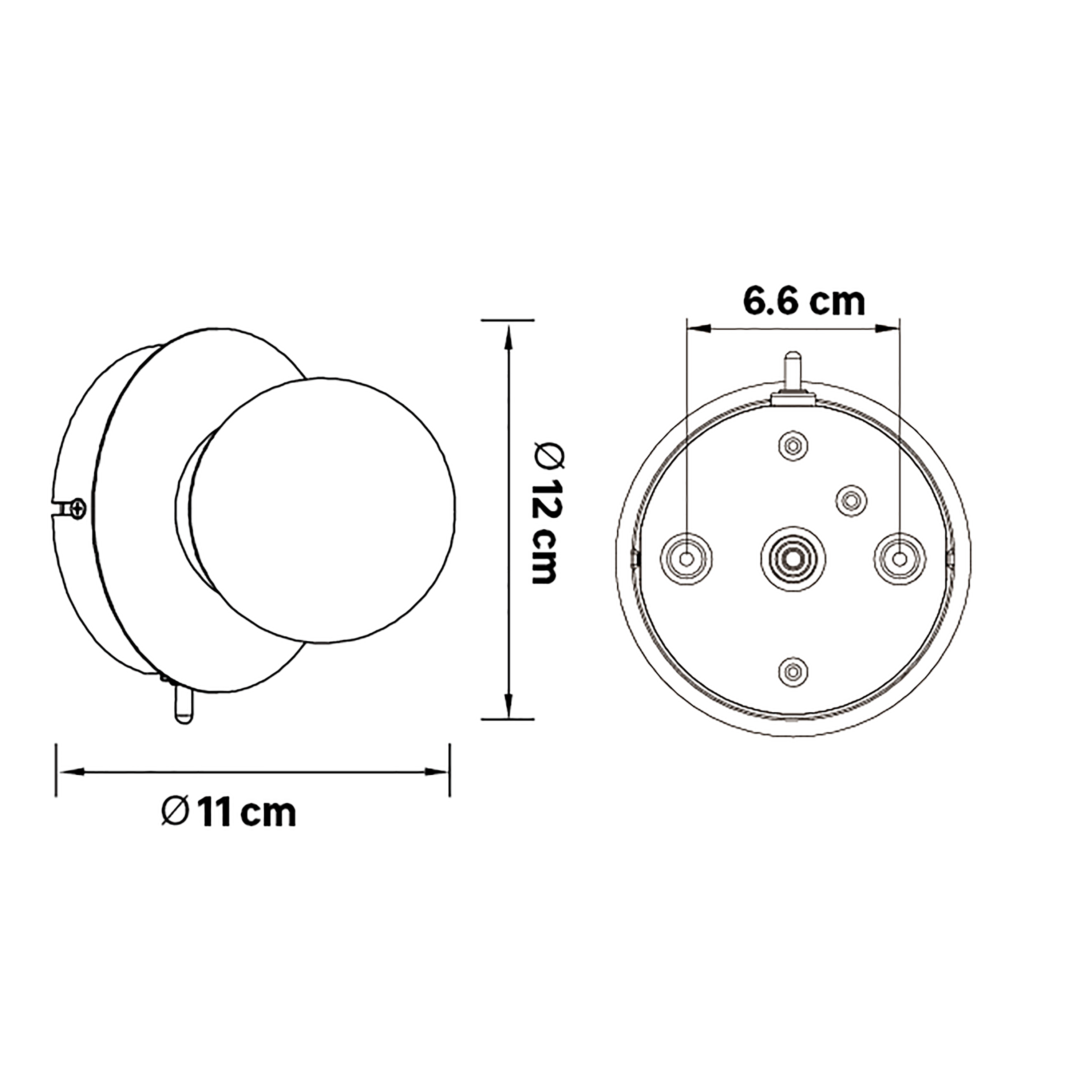 Applique Kapi LED arancio / rame, in metallo, 11x11 cm, INSPIRE | Leroy ...
