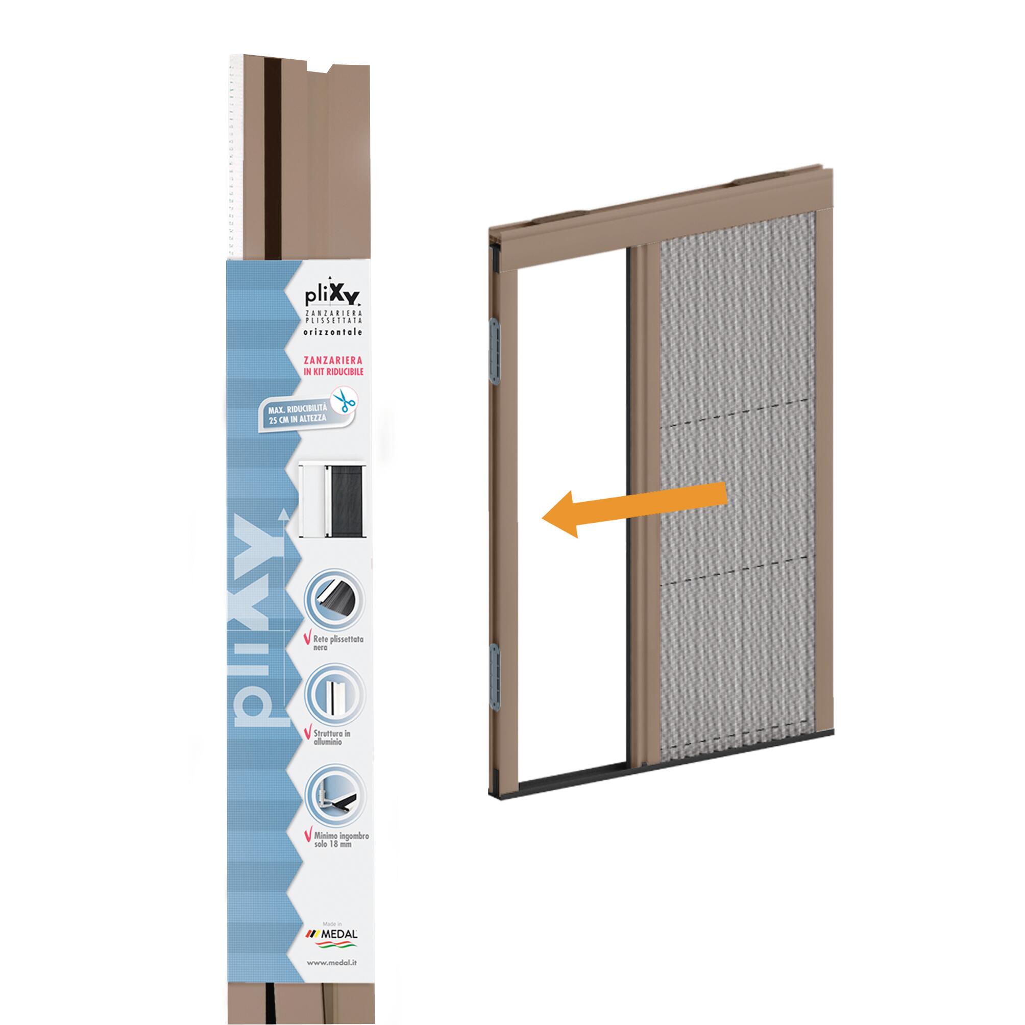 Zanzariera avvolgibile MEDAL Plixy per portafinestra L 140 x H 250 cm ...