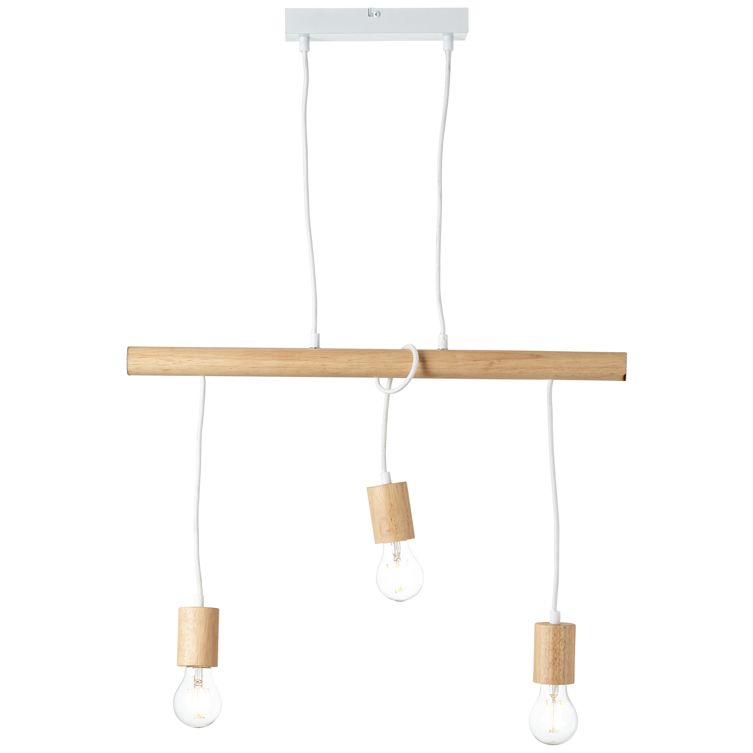 Lampadario Scandinavo Bolight trasparente in metallo, D. 0 cm, L. 60 cm ...