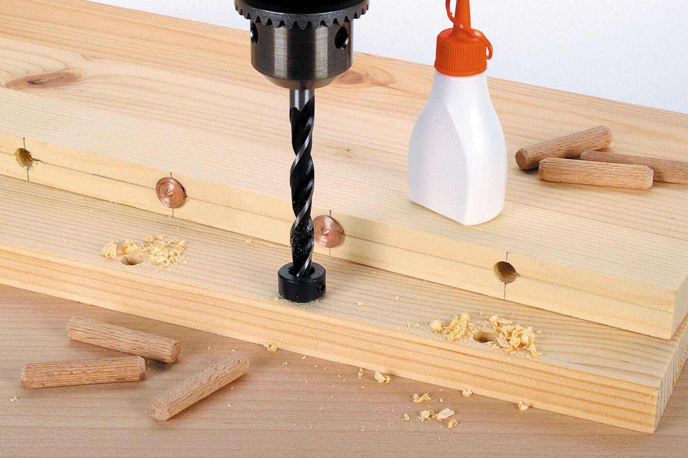 Set di spinatura WOLFCRAFT in legno Ø 10 mm | Leroy Merlin